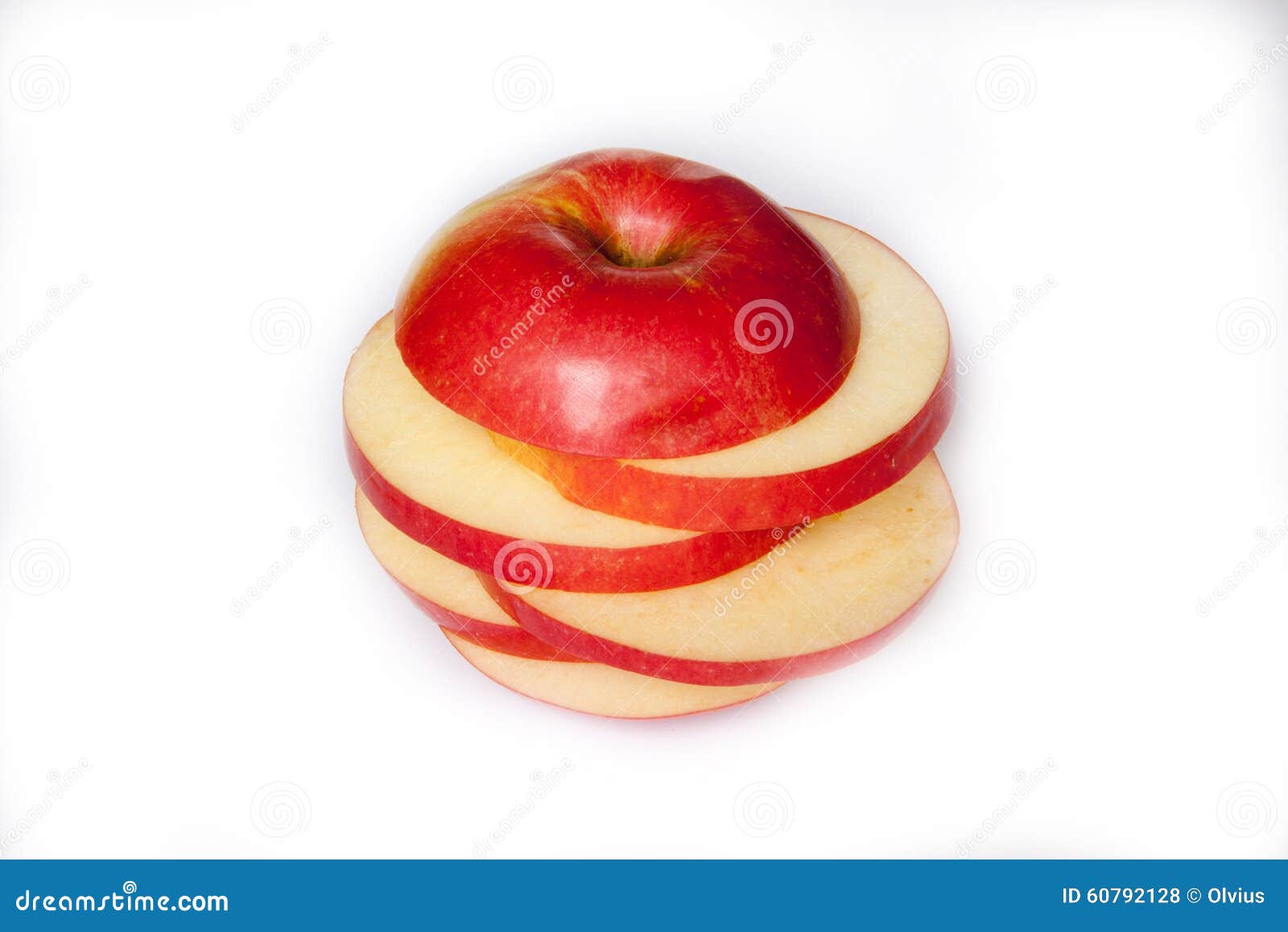 Cut apple stock photo. Image of fruit, dieting, color - 60792128
