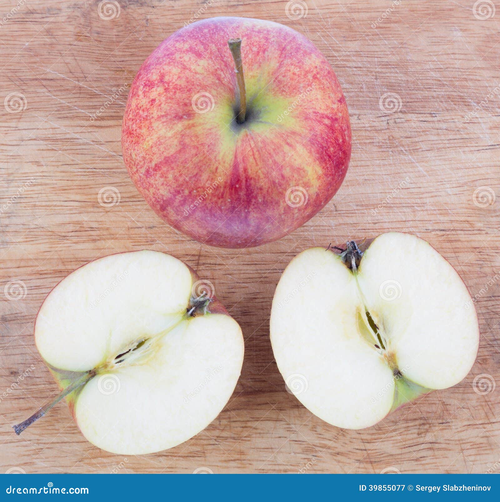 Cut apple stock image. Image of band, harvest, fruit - 39855077