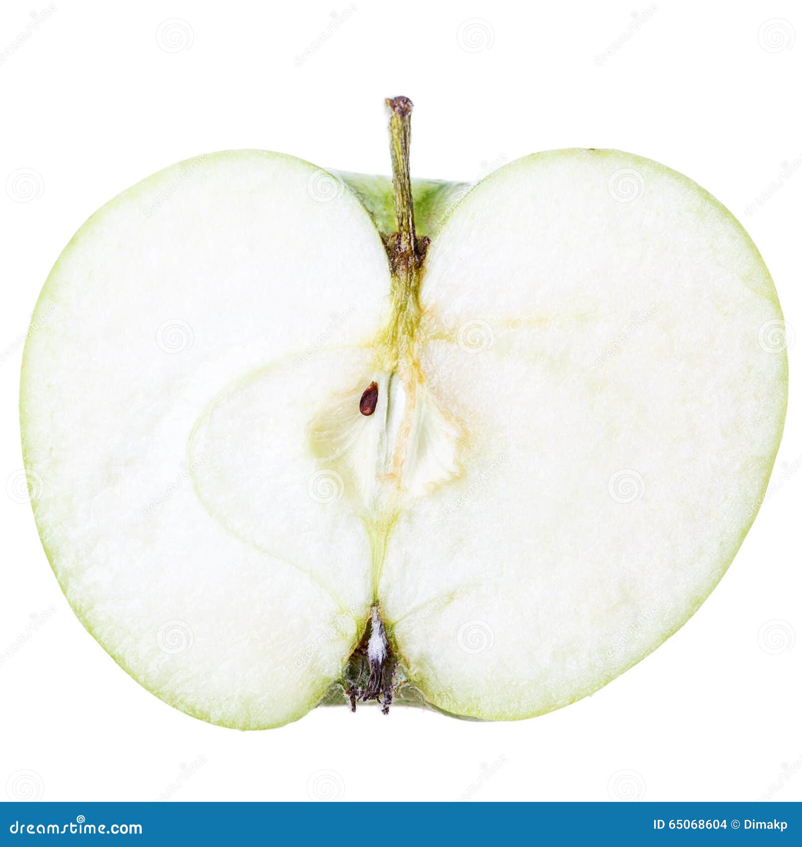 Cut apple stock photo. Image of fruit, concept, object - 65068604