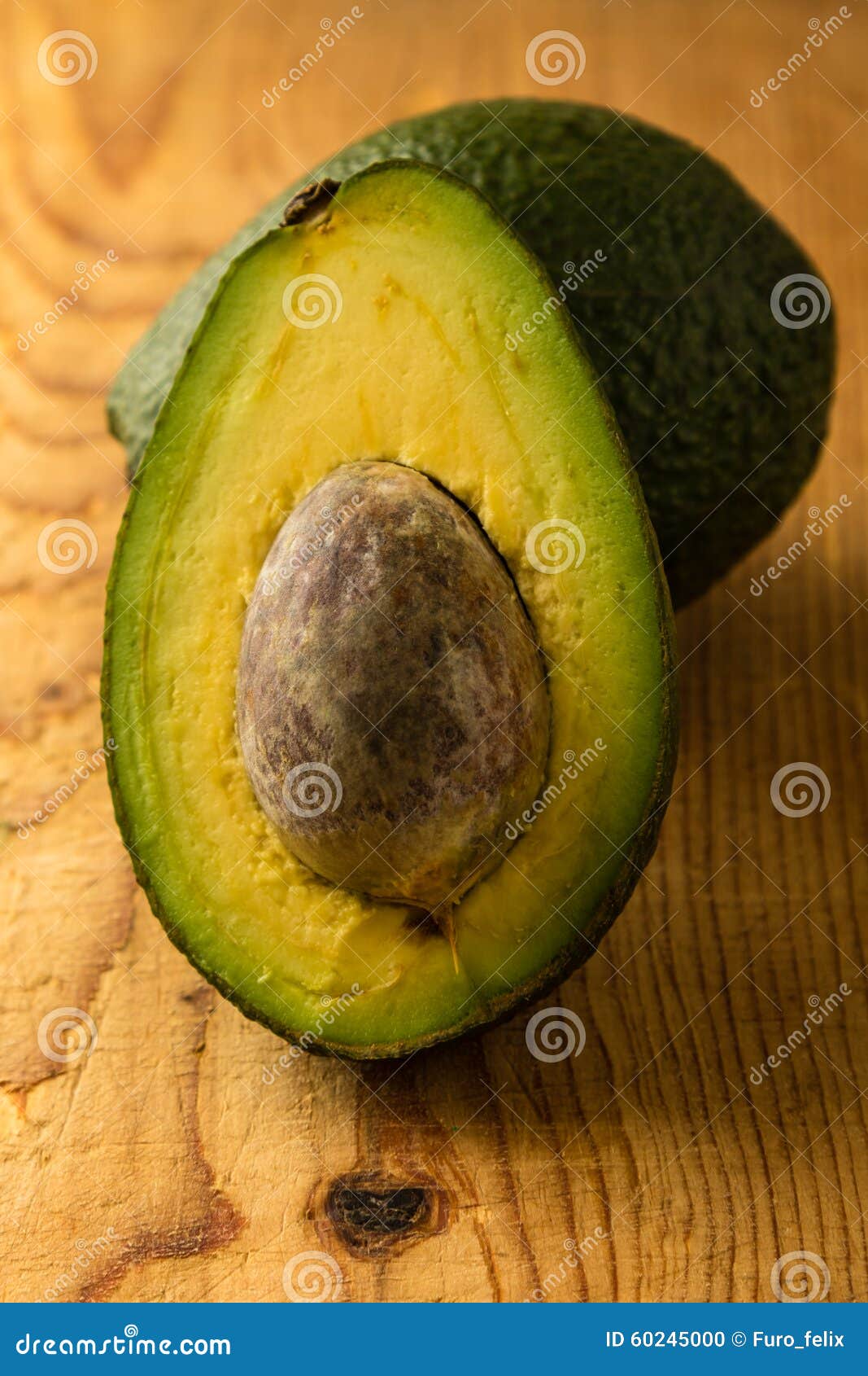 Cut avocado stock photo. Image of healthy, fresh, gourmet - 60245000
