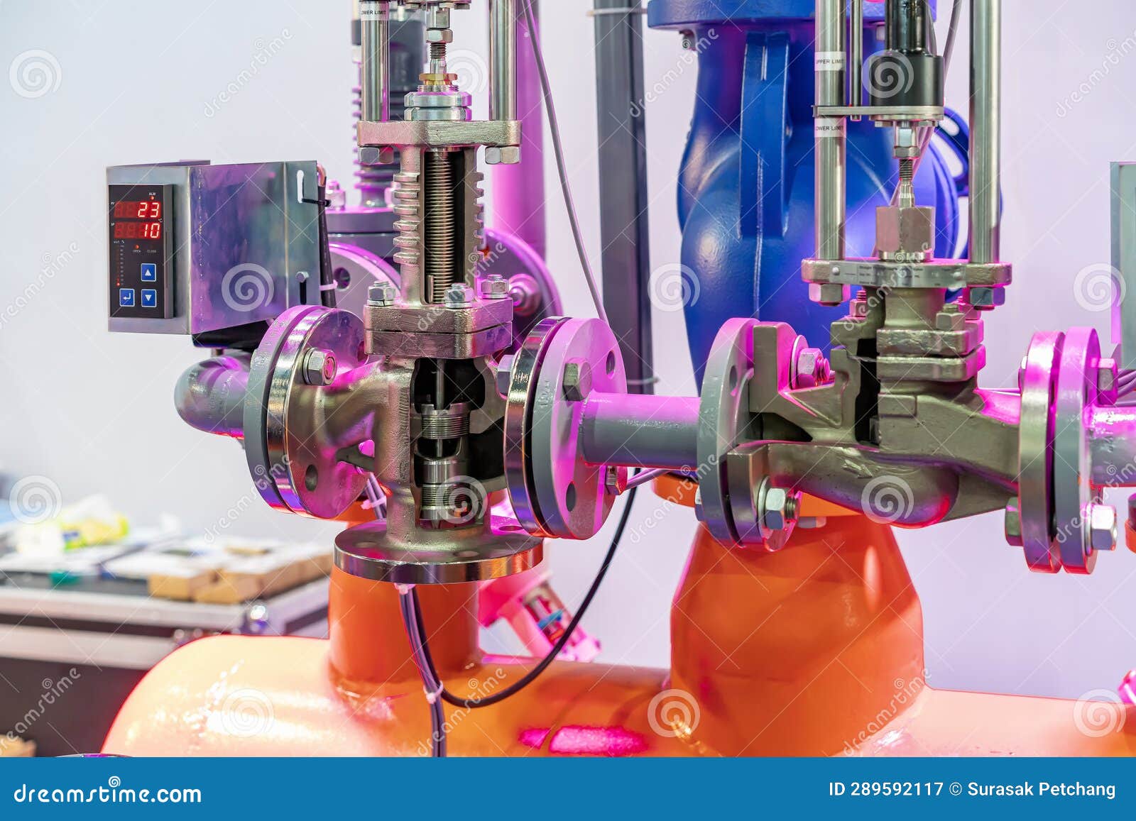 Cut Away Cross Section Show Detail Inside of Piston Valve and Other ...