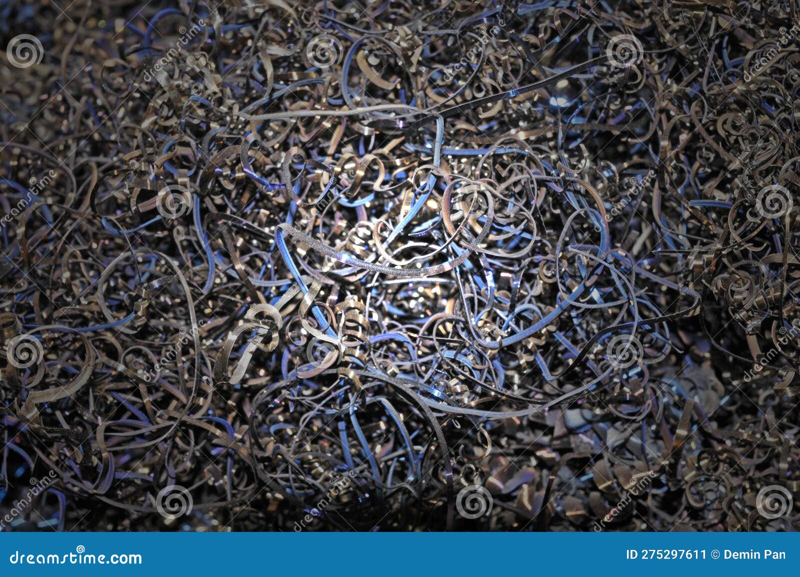 Cut the Background of Metal Scrap Stock Image - Image of materials ...