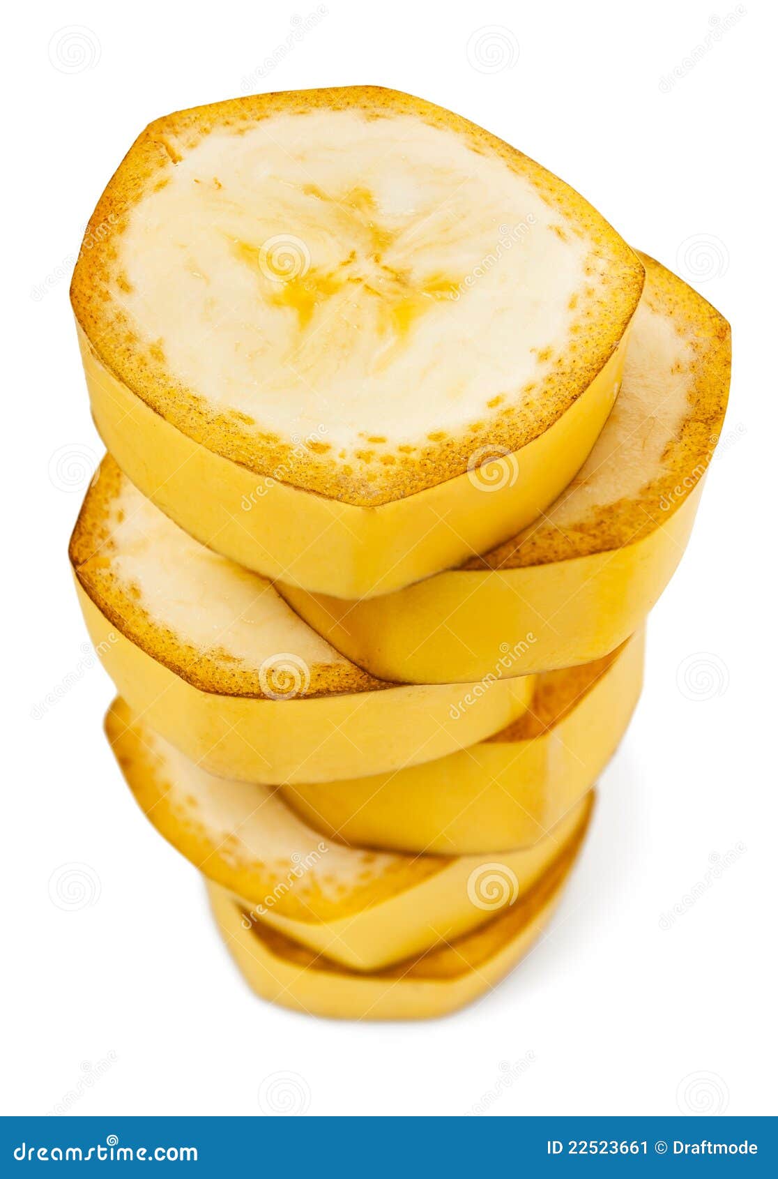 Cut banana stock image. Image of ripe, food, tropical - 22523661