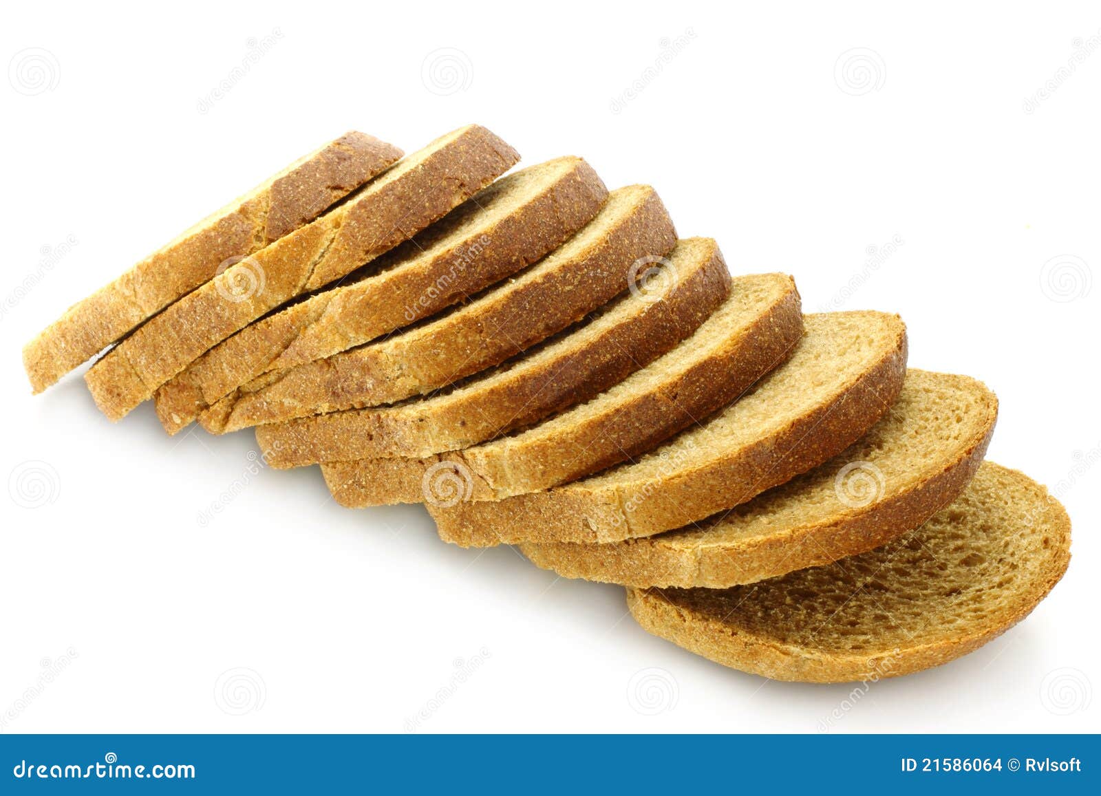 Cut bread stock photo. Image of breakfast, productivity - 21586064