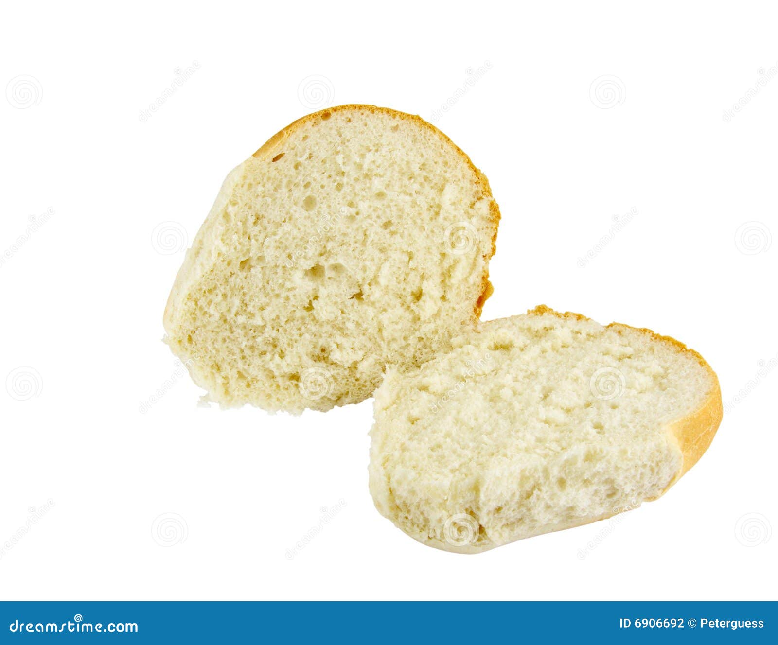 Cut Bread Roll stock photo. Image of bakery, bread, open - 6906692