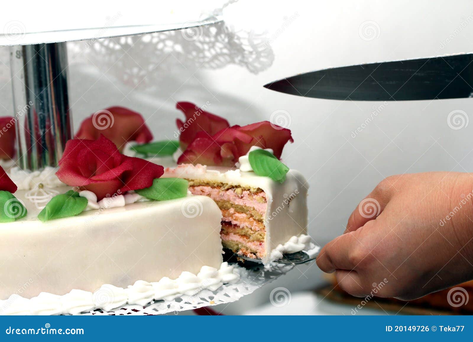 Cut the cake stock photo. Image of sugar, food, fest - 20149726