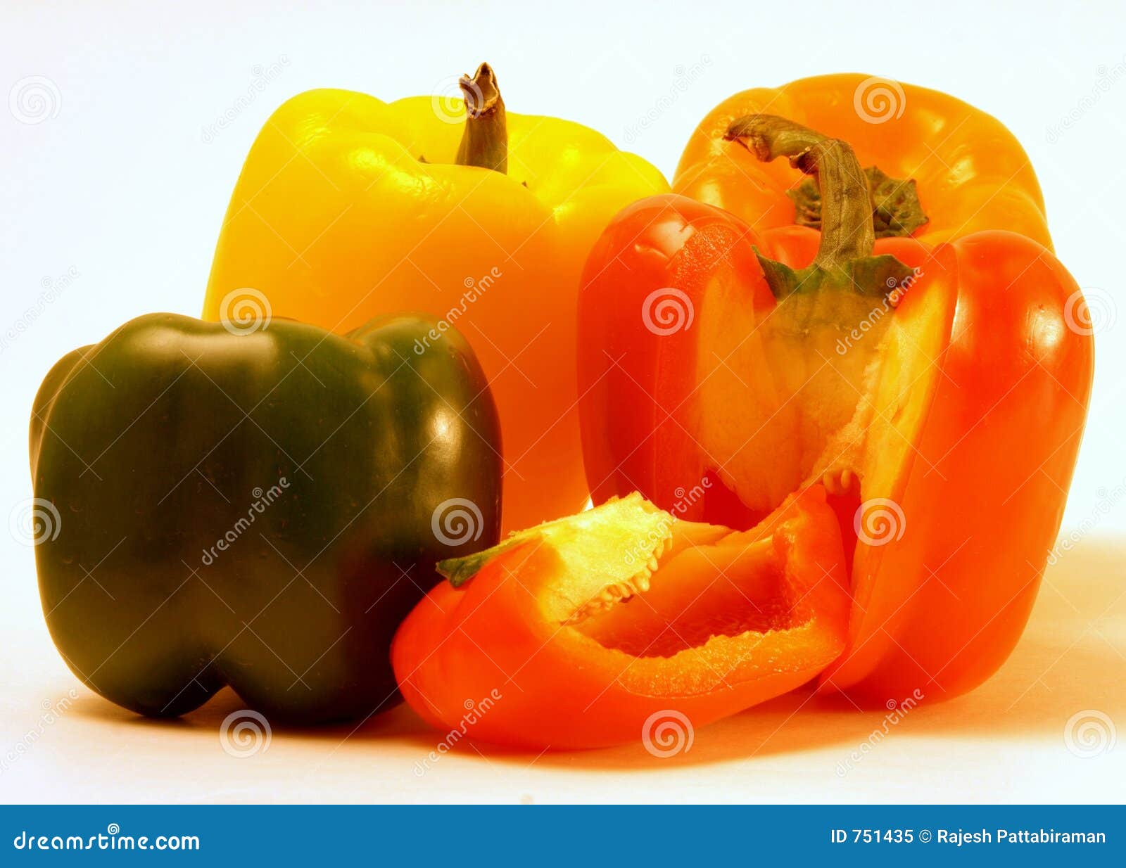 Cut Capsicum Picture. Image: 751435