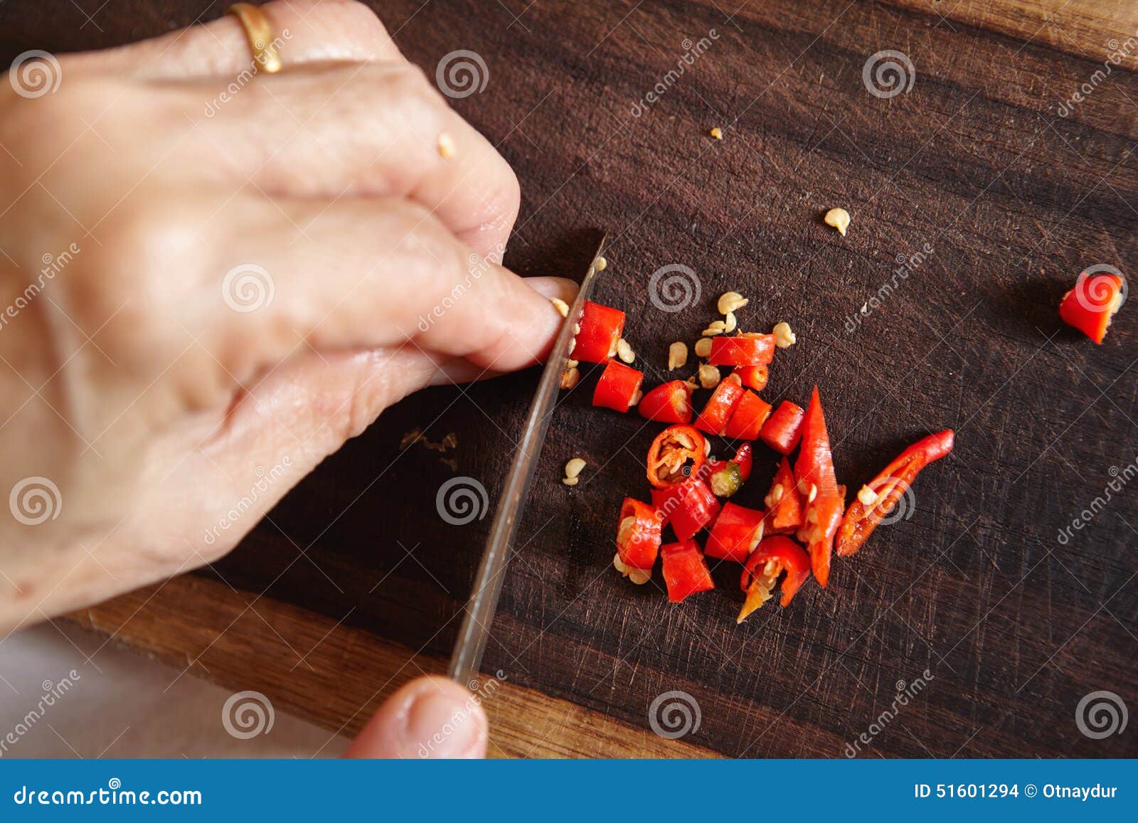Cut chilli stock photo. Image of chilli, knife, vegetable - 51601294