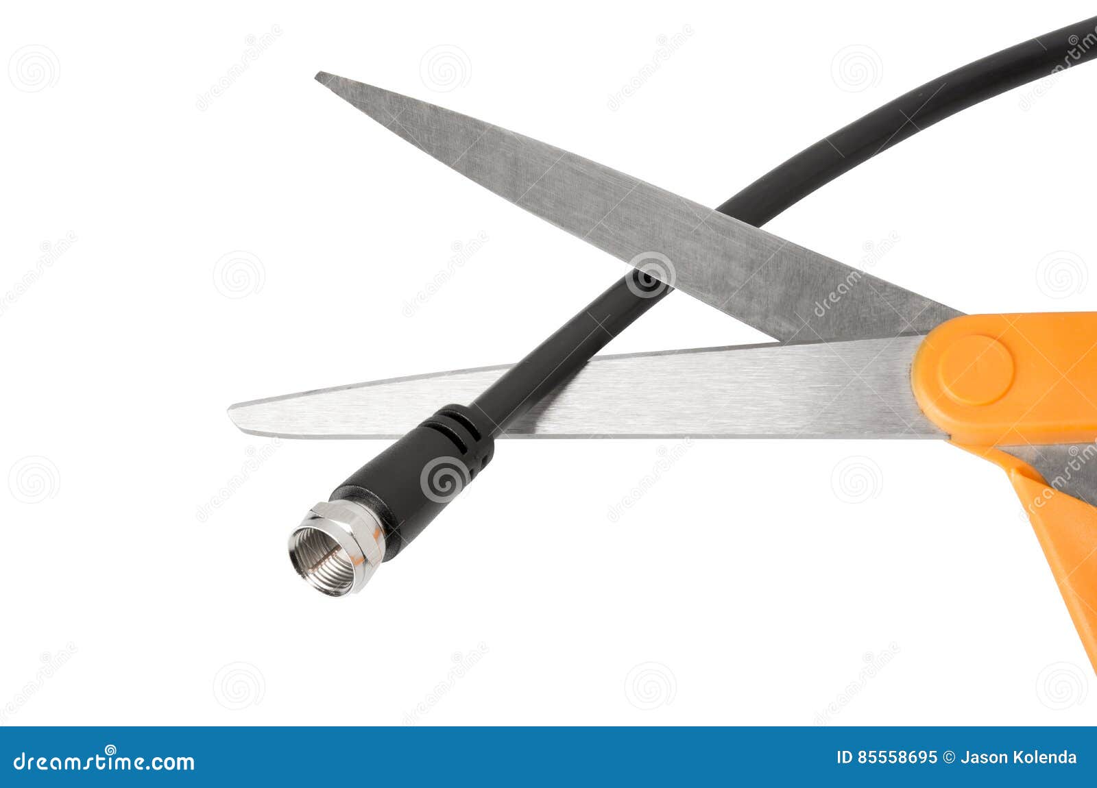 Cut the Cord stock image. Image of internet, cable, coax - 85558695