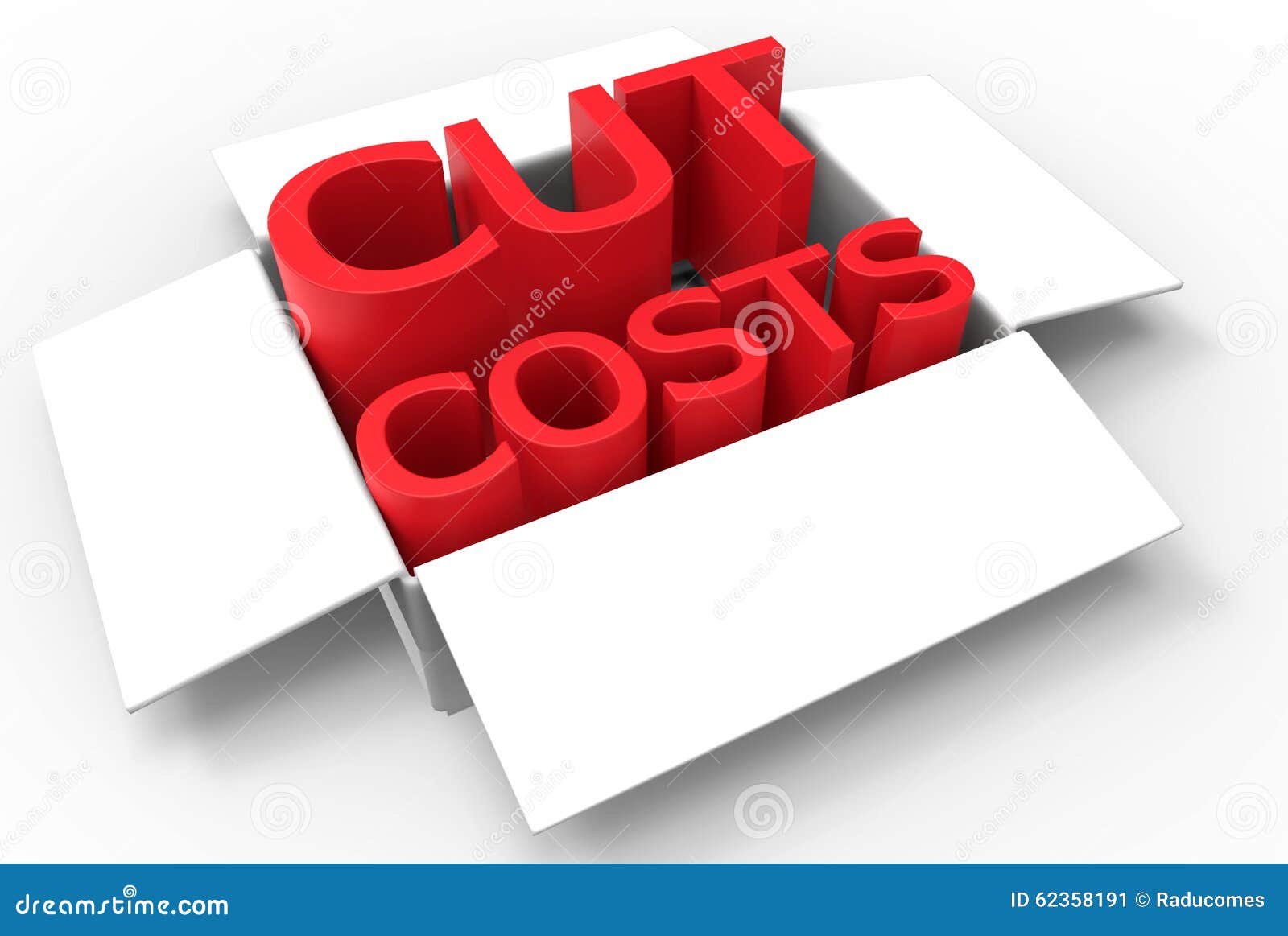 Cut costs concept stock illustration. Illustration of reduction - 62358191