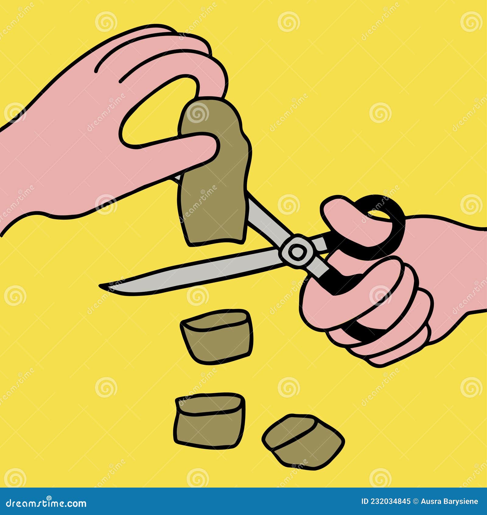 Comic Metaphoric Snails Cartoon Vector | CartoonDealer.com #78864845