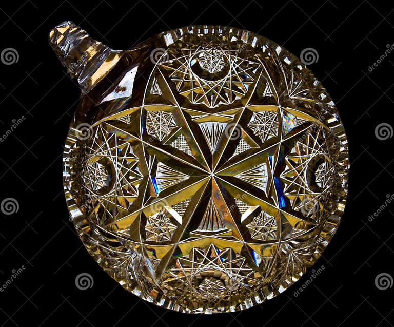 Cut Crystal Candy Dish stock image. Image of dish, color - 15245387