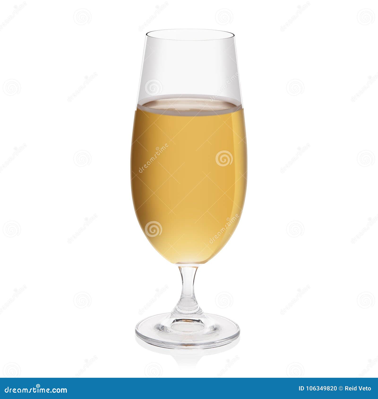 Cut Crystal Pilsner Beer Glass Stock Photo - Image of cold, cognac ...
