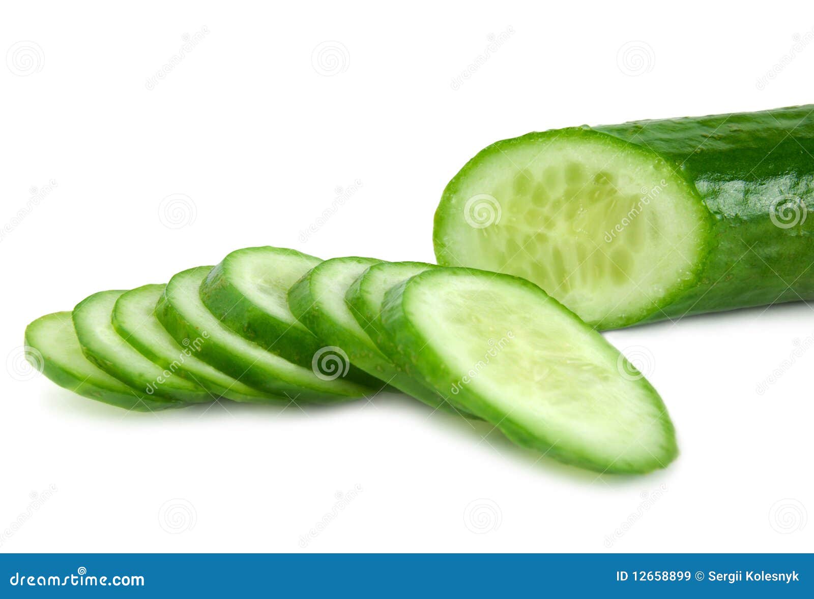 The cut cucumber stock image. Image of background, organic - 12658899