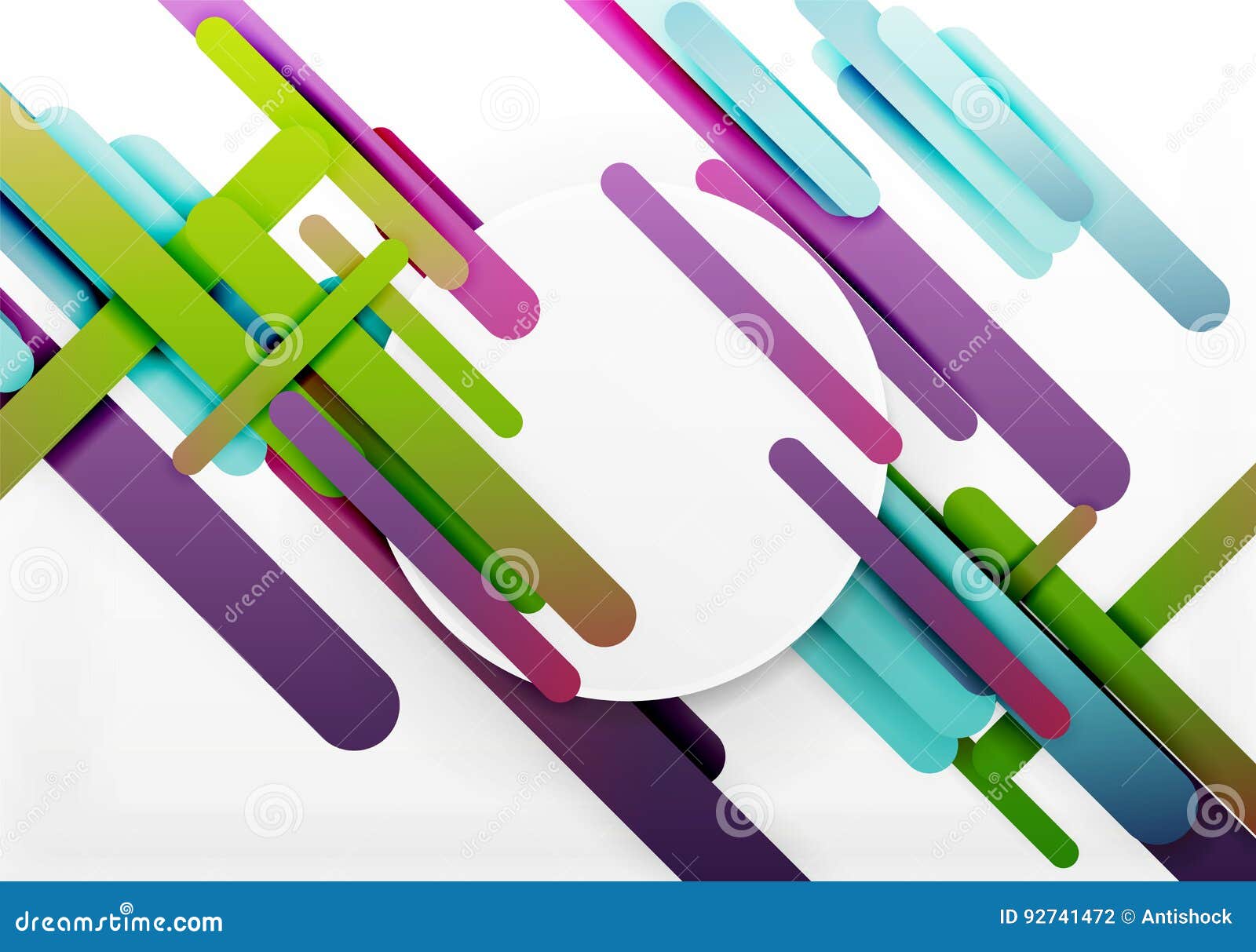 Cut 3d Paper Color Straight Lines Abstract Background Stock Vector ...