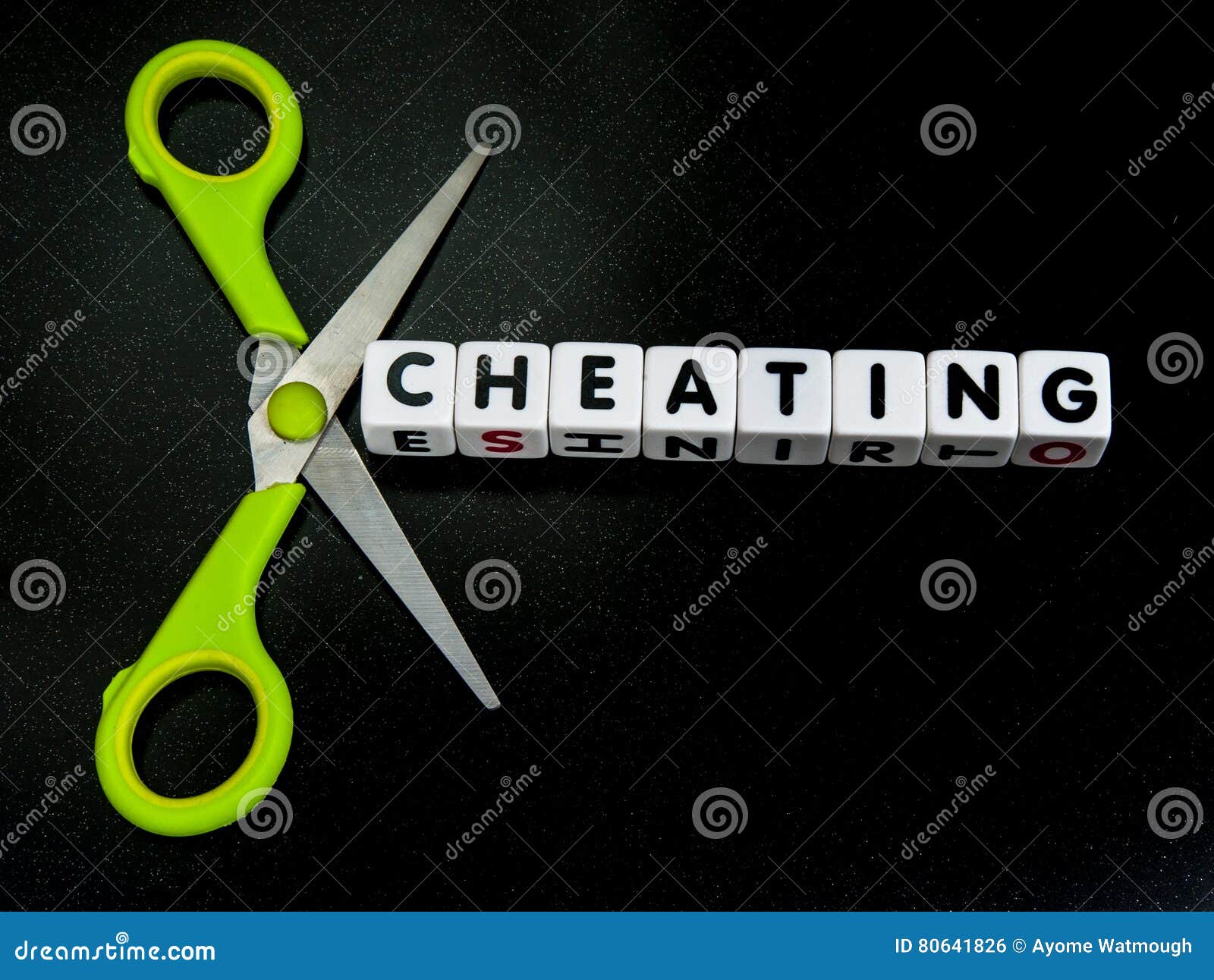 Cut down on cheating stock photo. Image of degree, cheat - 80641826