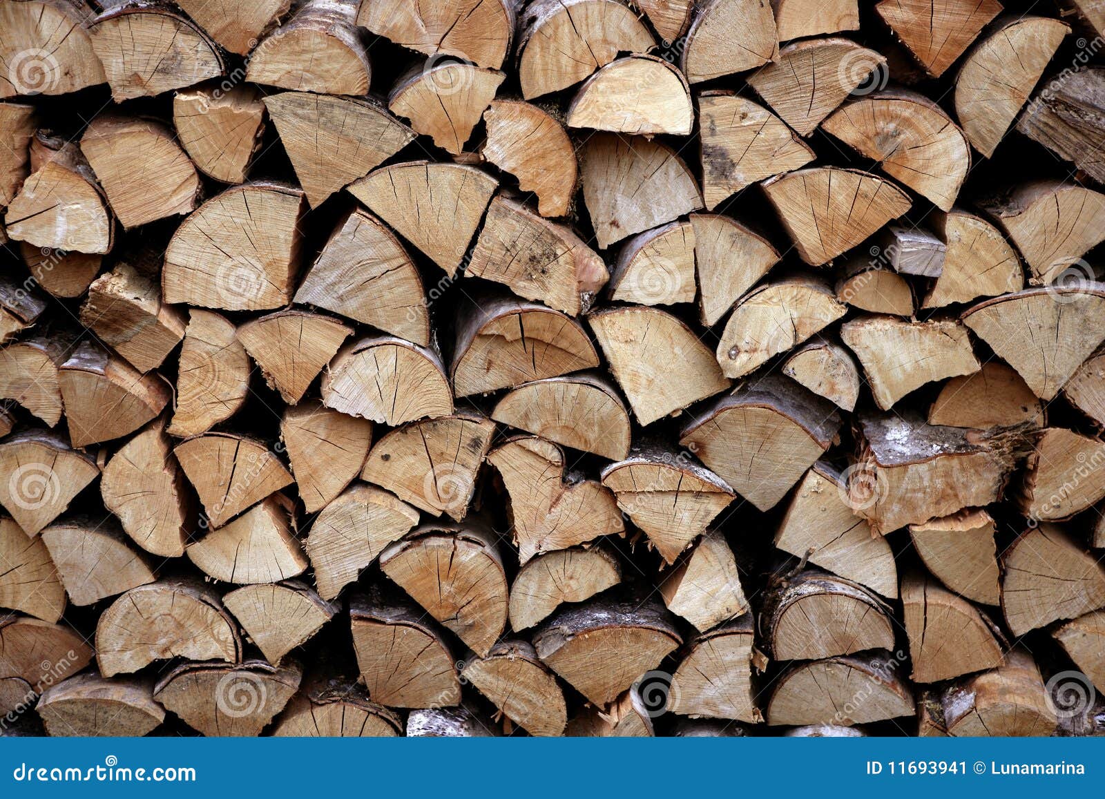 Firewood Stack Of Natural Wood Background Royalty-Free Stock Image ...