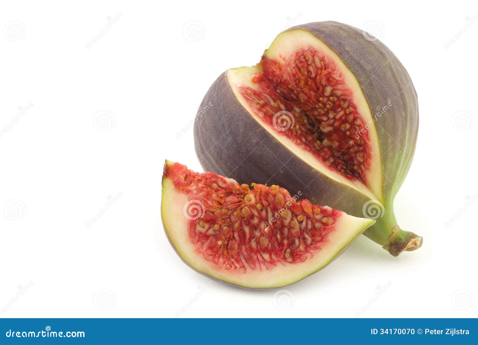 A cut fresh fig stock photo. Image of fruit, figs, purple - 34170070