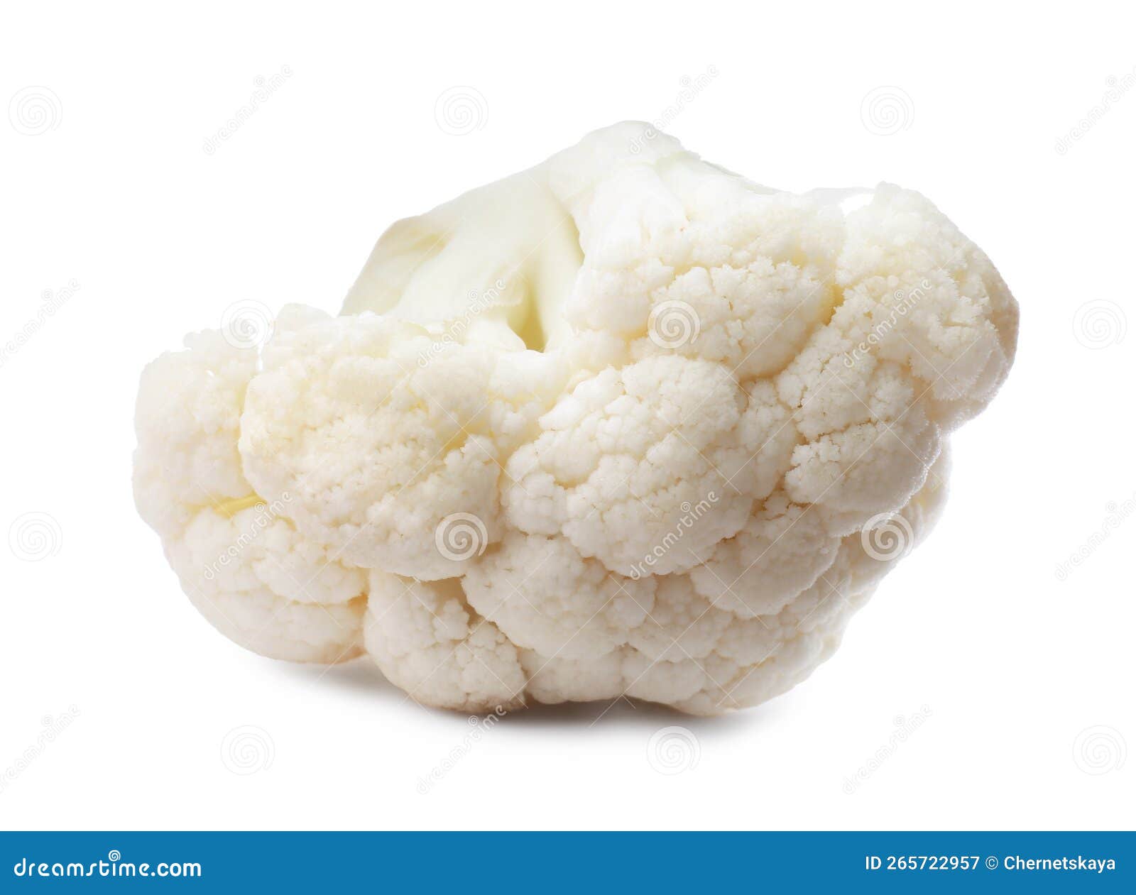 Cut Fresh Raw Cauliflower on White Background Stock Image - Image of ...