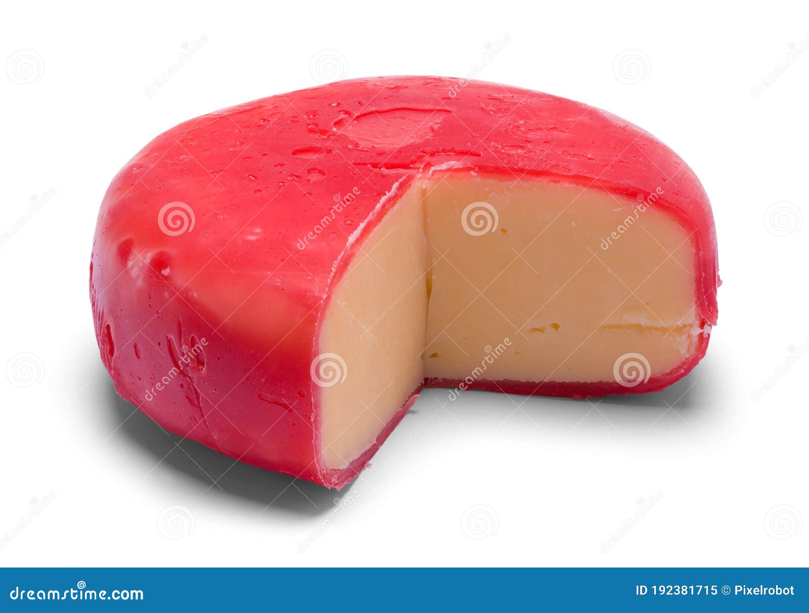 Cut Gouda stock image. Image of label, dutch, food, circle - 192381715