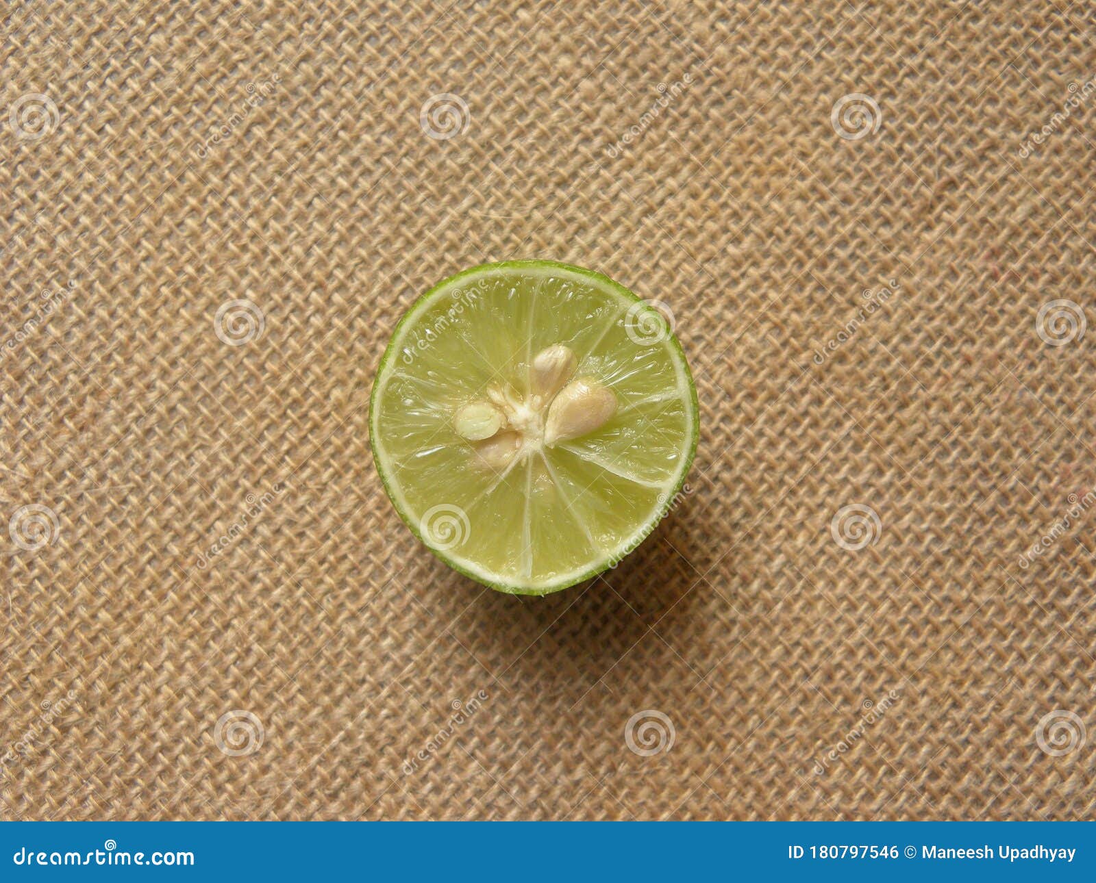 Cut half of Lime stock photo. Image of chop, citron - 180797546