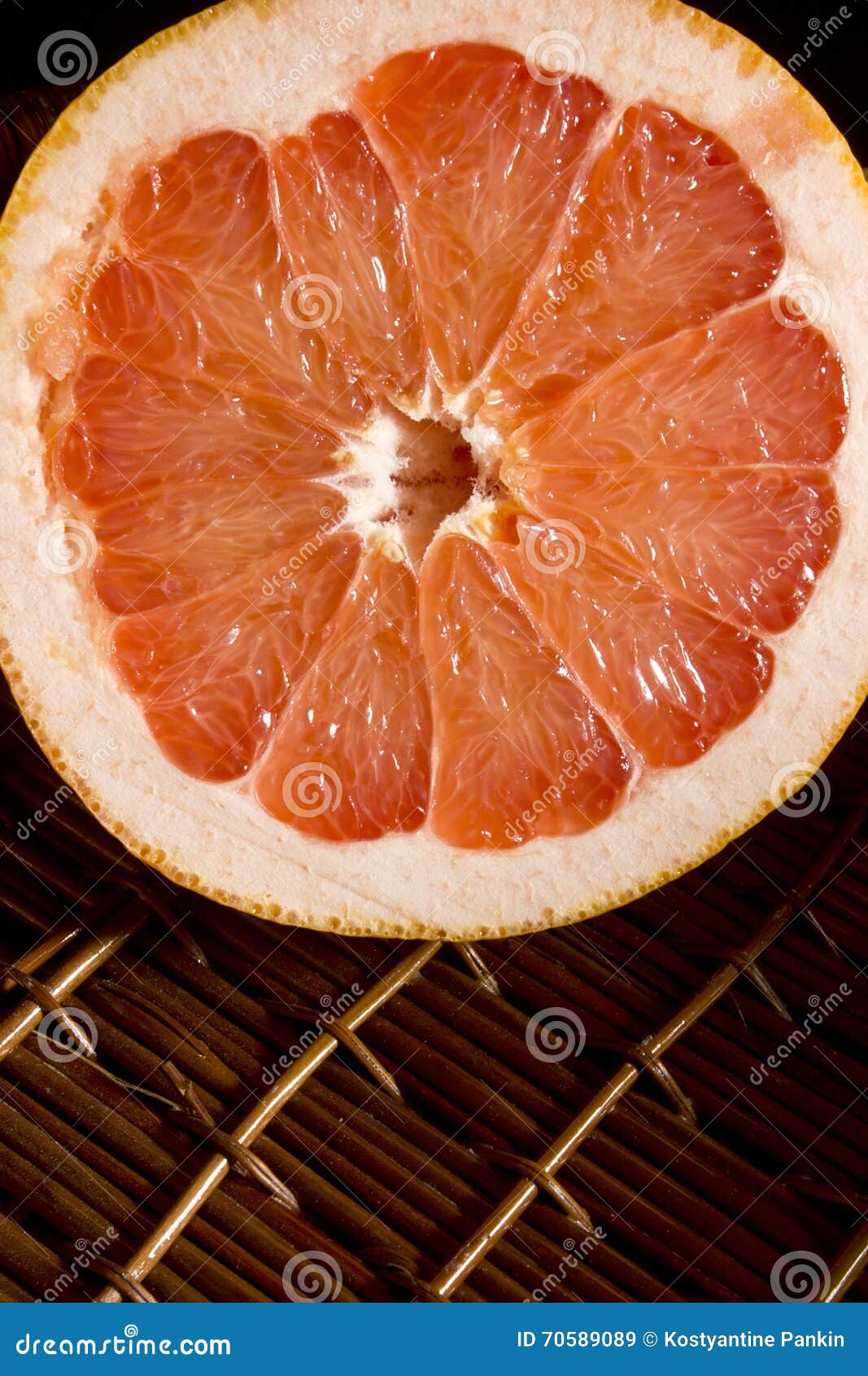 Cut Half of Juicy Ripe Grapefruit Stock Image - Image of nutrition ...