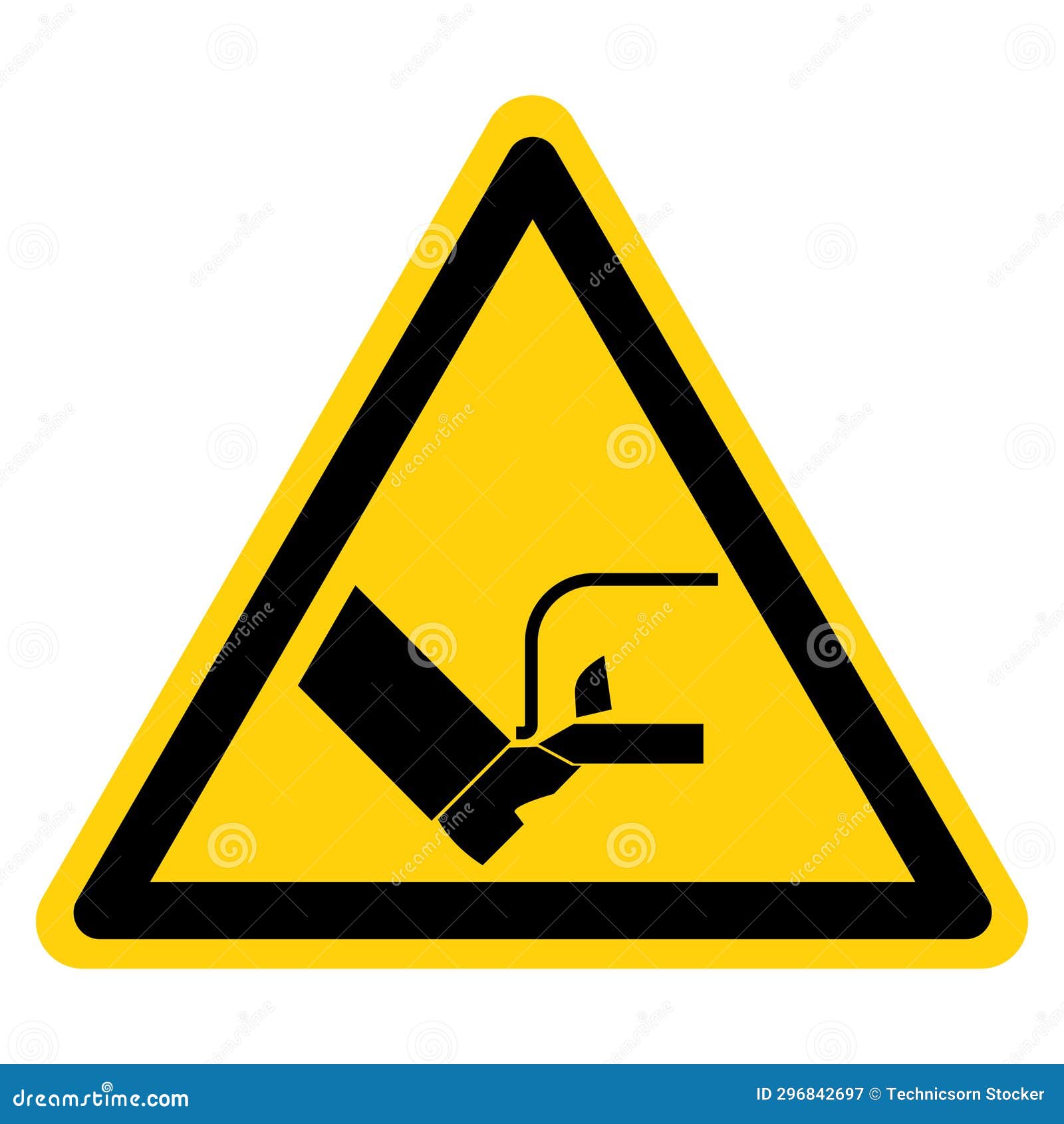 Cut Hazard Foot Symbol Sign, Vector Illustration, Isolate on White ...