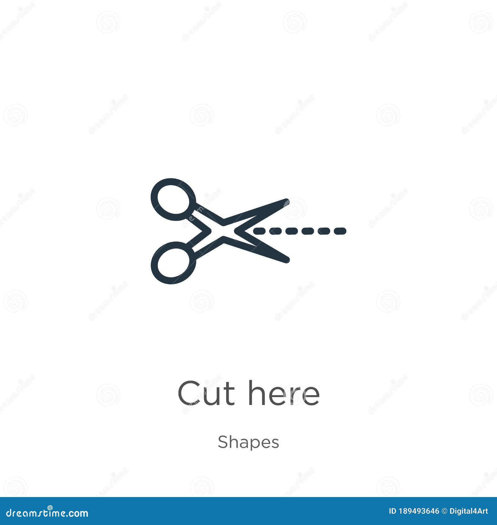 Cut Here Icon