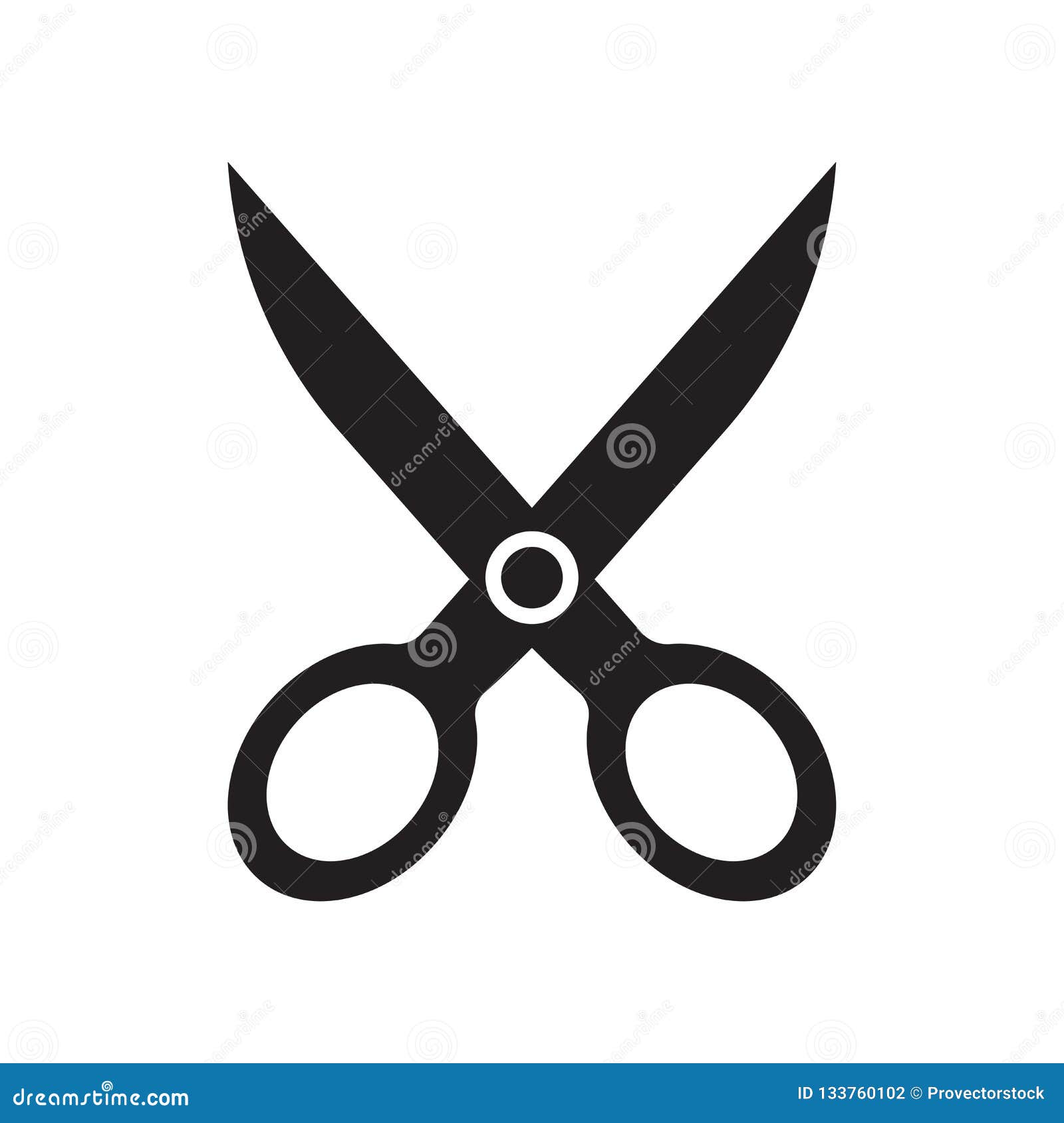 Cut Icon Vector Sign and Symbol Isolated on White Background, Cut Logo ...