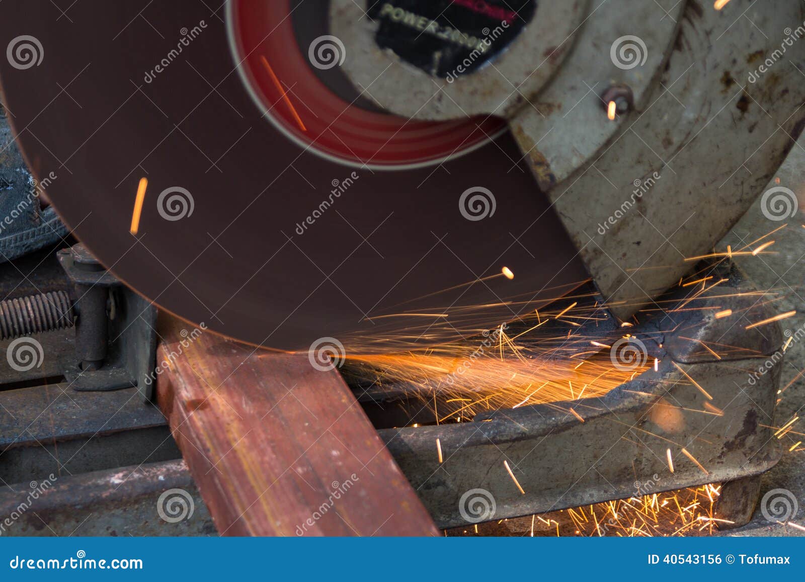 Cut iron stock photo. Image of iron, grinding, engineer - 40543156