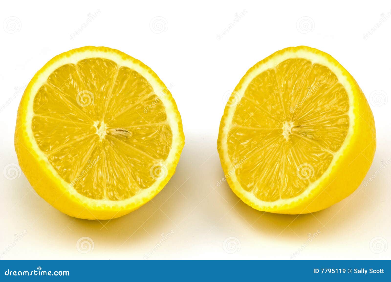 Cut Lemon Royalty-Free Stock Photo | CartoonDealer.com #7795119