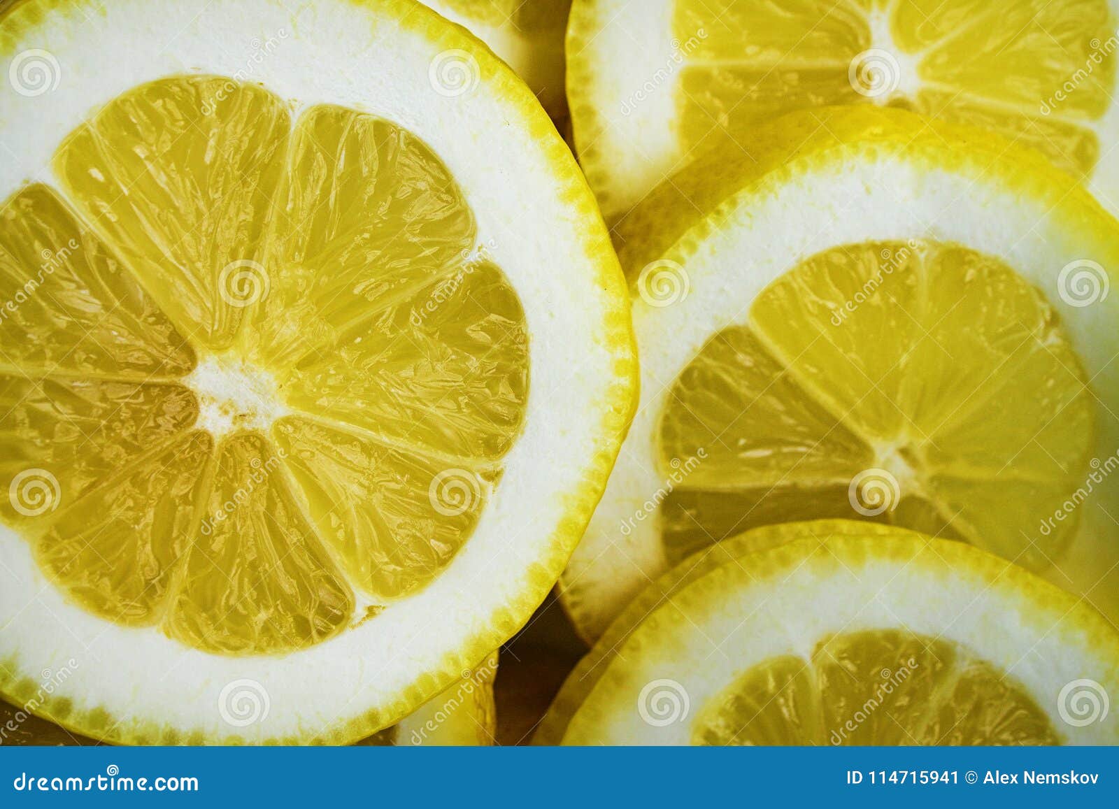 Lemon on a plate stock image. Image of healthy, fresh - 114715941