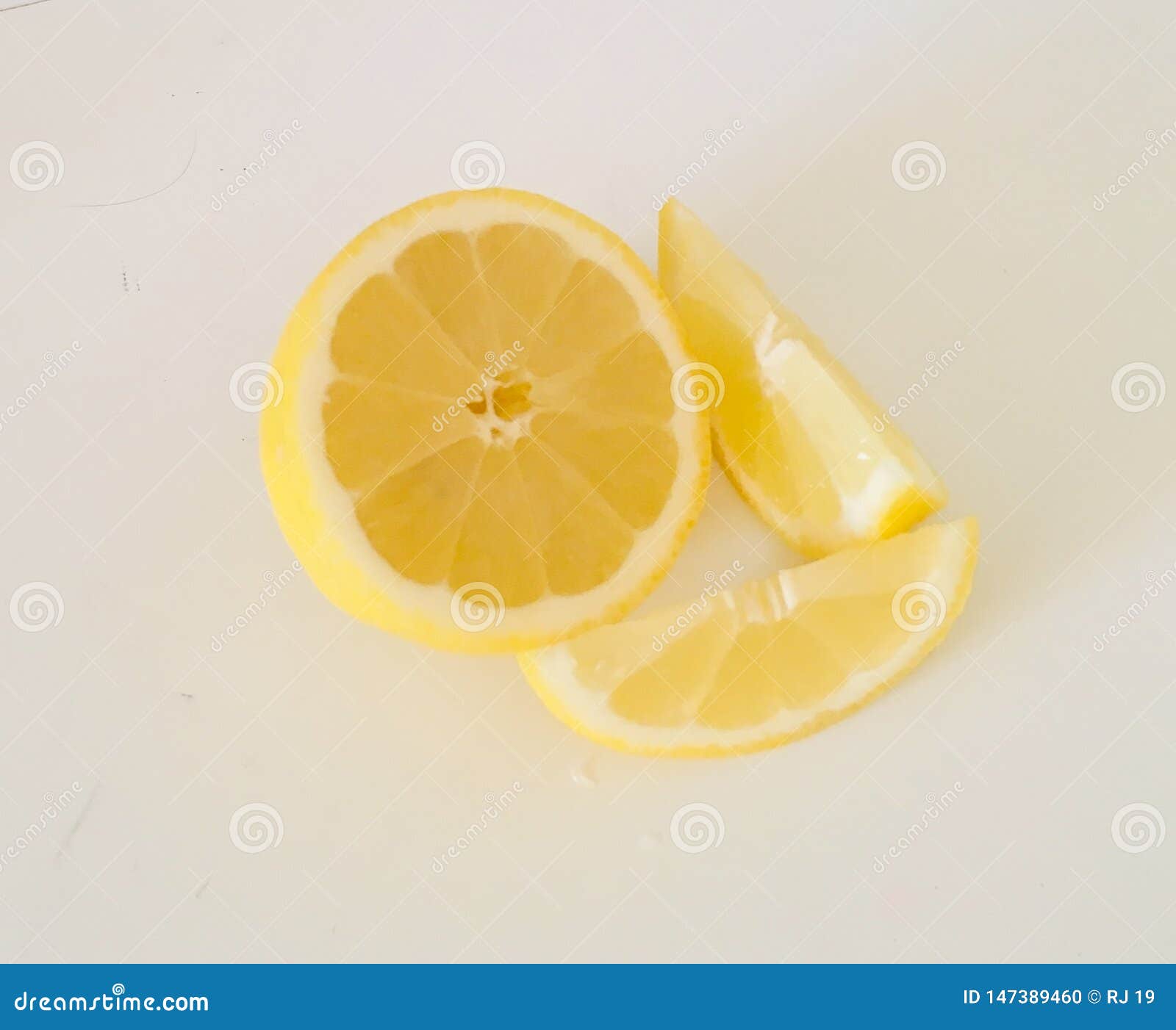 Lemon stock photo. Image of vitamin, healthy, pieces - 147389460