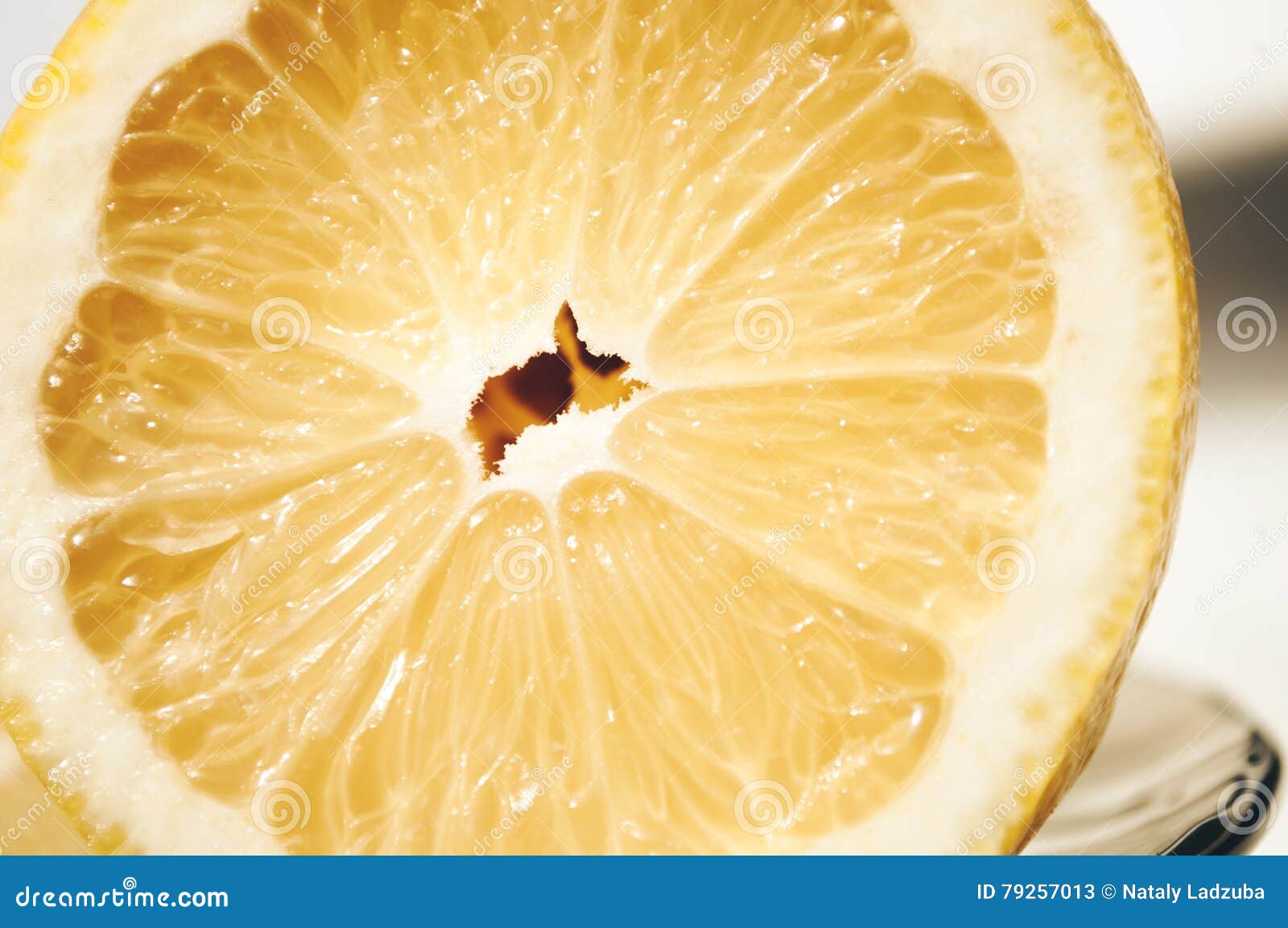 Cut Lemon on a White Background Stock Image - Image of leaf, ingredient ...