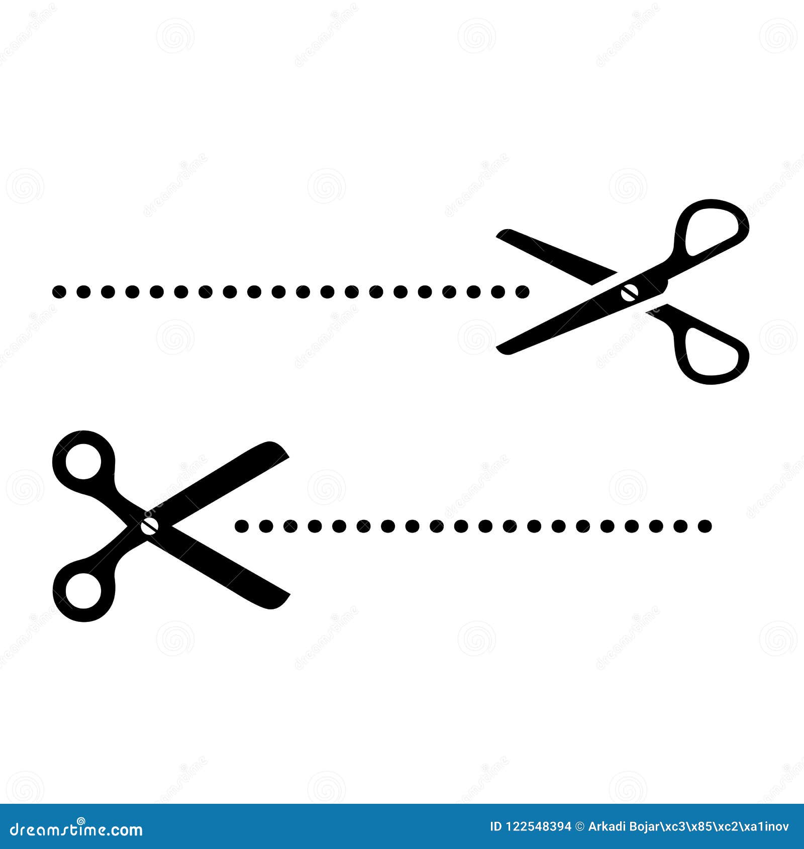 Cut Line Scissors Vector Icon Stock Vector - Illustration of emblem ... Cut Line Scissors Vector Icon Stock Vector - Illustration of emblem ...