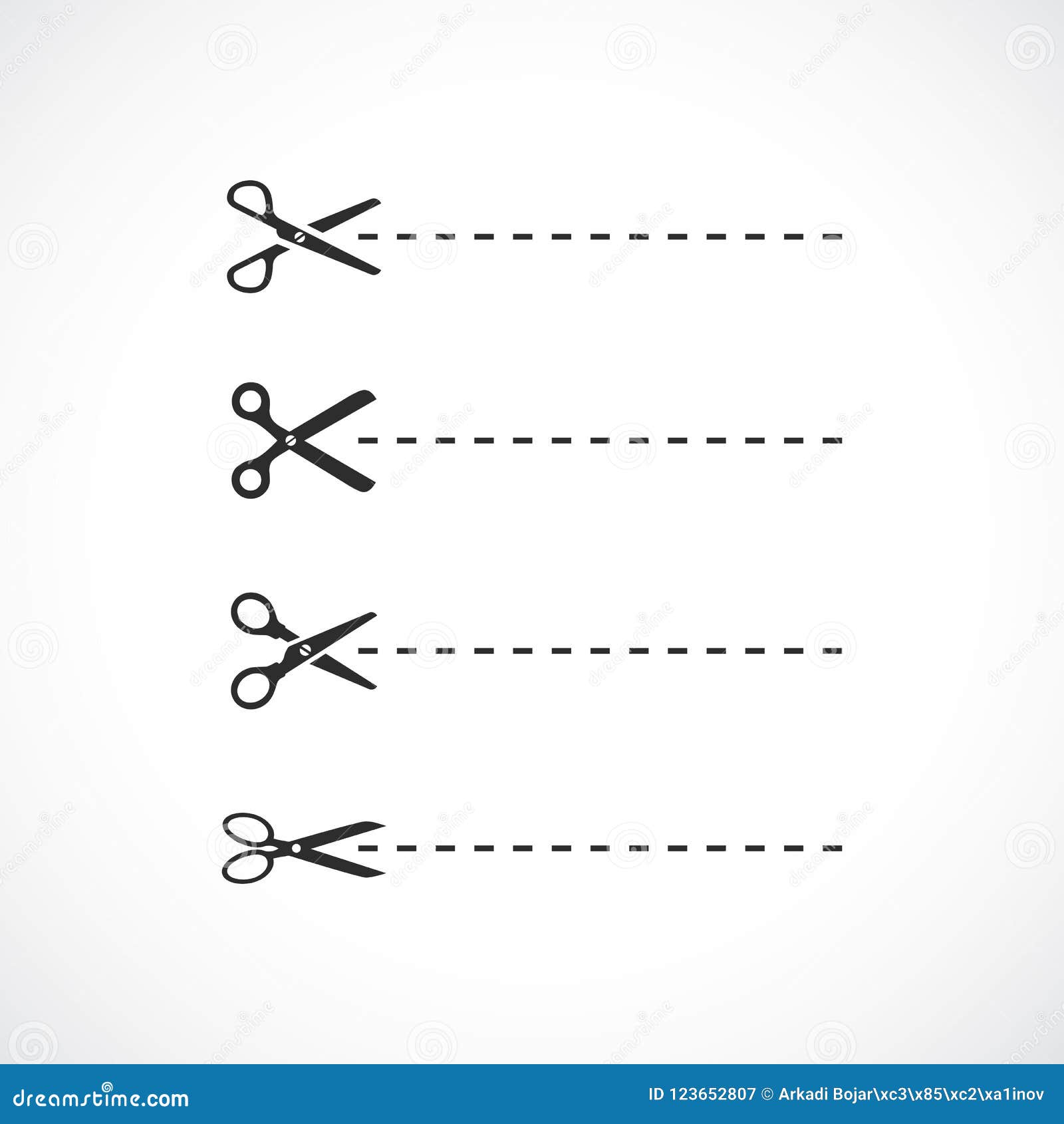 Cut line vector icon stock vector. Illustration of design - 123652807