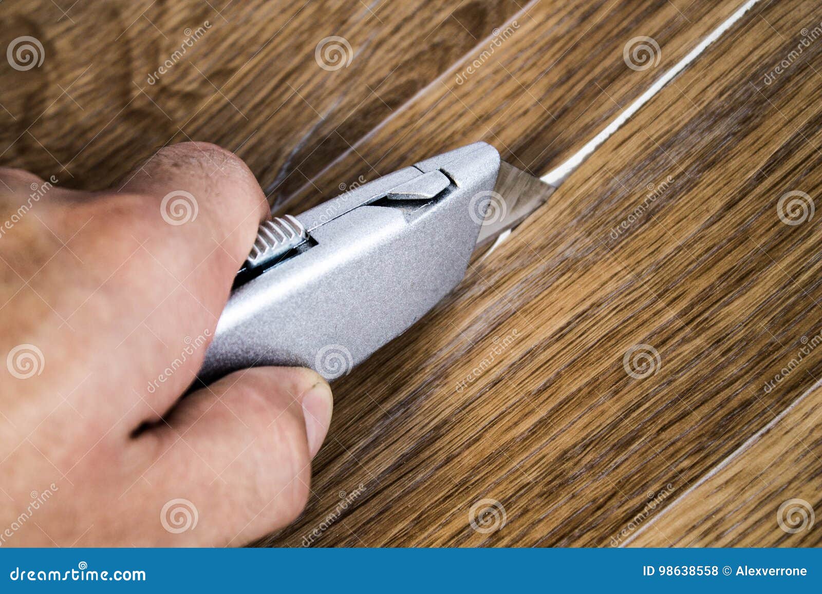 Cut linoleum stock photo. Image of repair, linoleum, master - 98638558