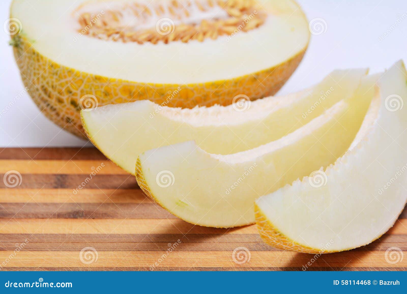 Cut melon stock photo. Image of harvest, calorie, aged - 58114468