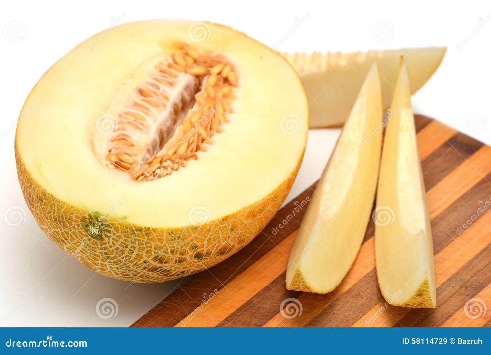 Cut melon stock image. Image of lifestyle, melon, garden - 58114729