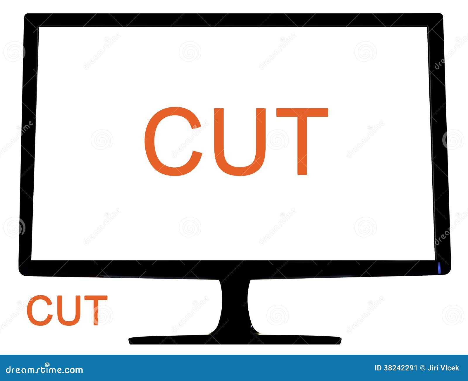 Cut monitor stock image. Image of screen, saver, black - 38242291