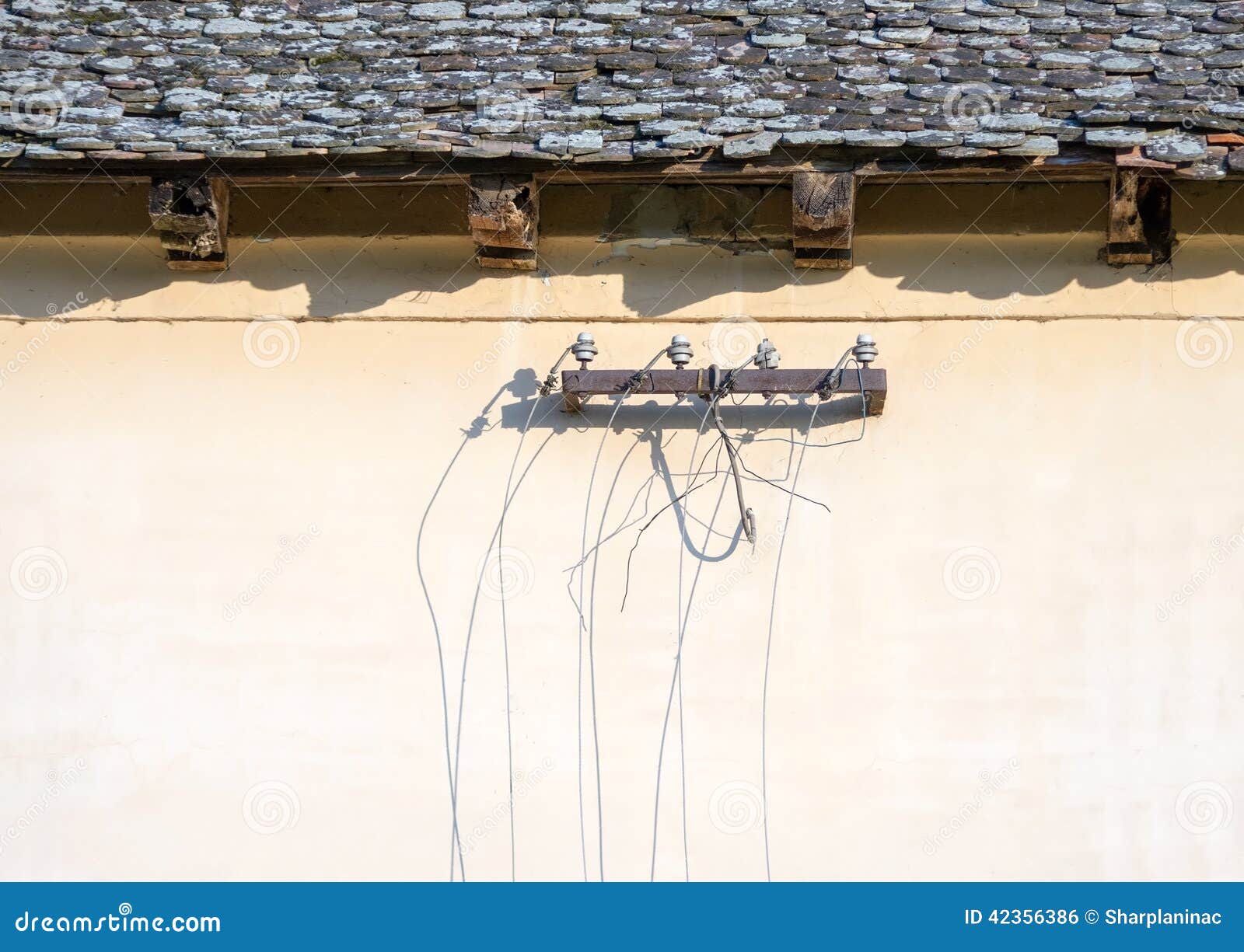 Cut Off Old Telephone Lines Stock Photo - Image of obsolete, industry ...