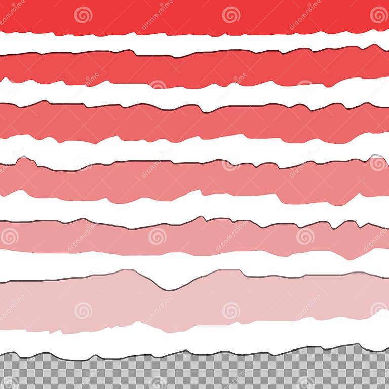 Cut off paper edges stock vector. Illustration of border - 97615285