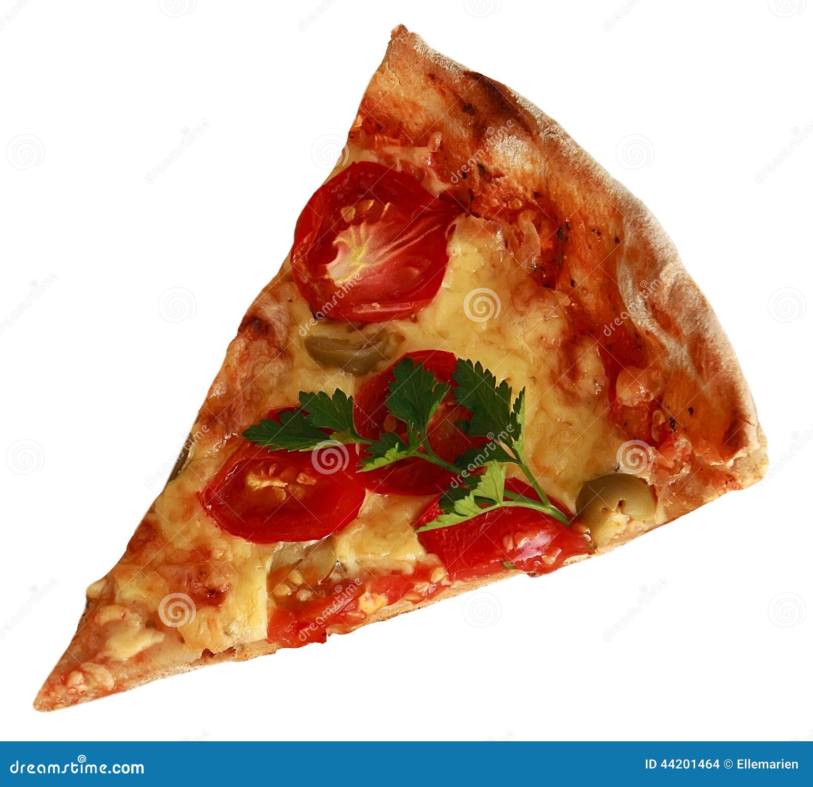 Cut Off Slice Pizza Isolated on White Background Stock Photo - Image of ...