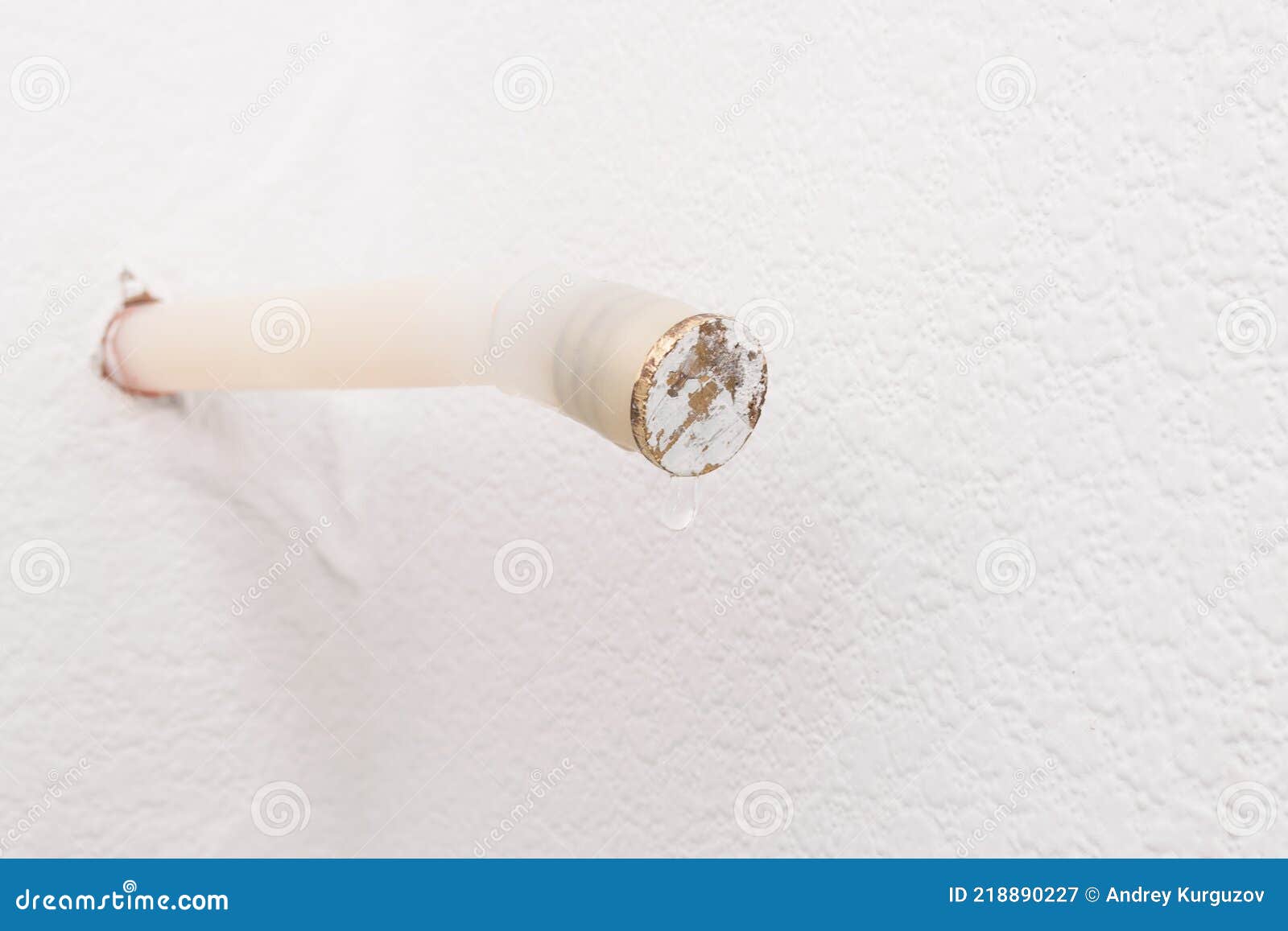 Cut Off XLPE Pipe Plug, Close-up Stock Image - Image of profession ...