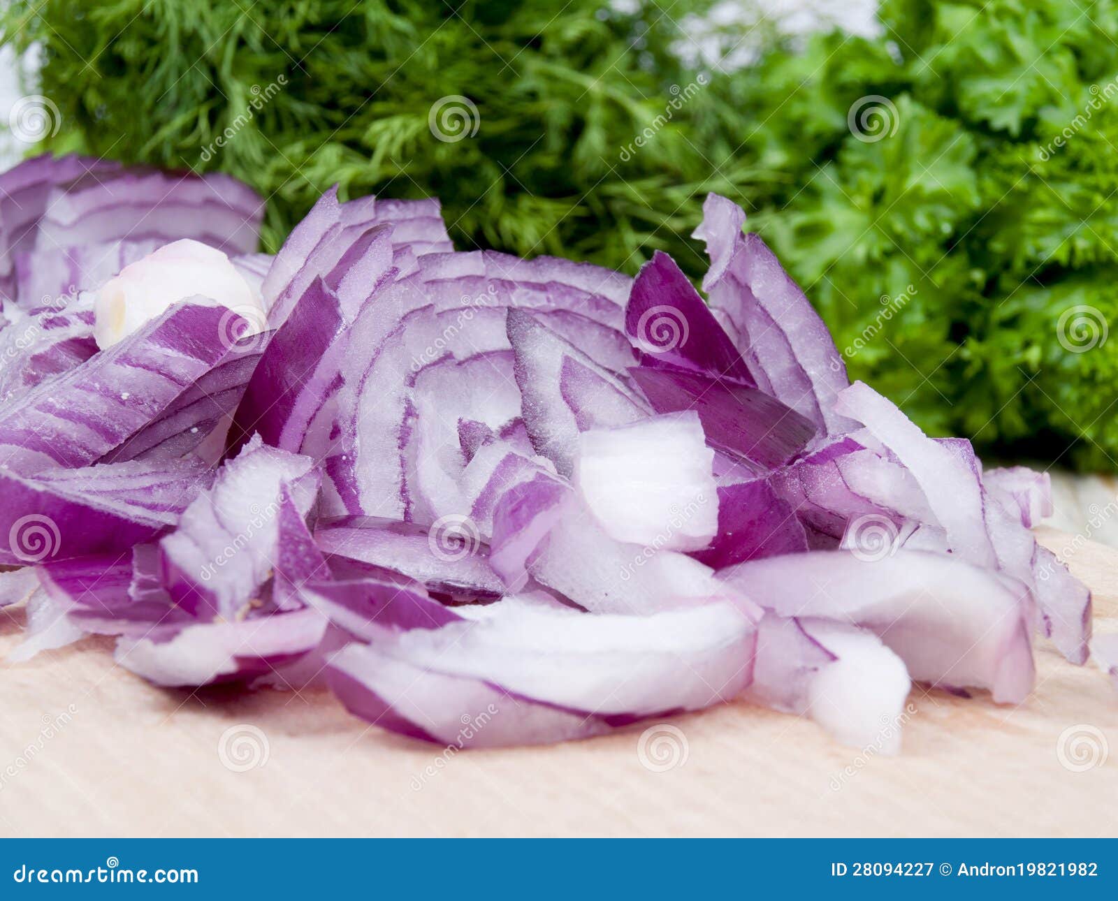 The cut onions stock image. Image of bitter, cubes, sharp - 28094227