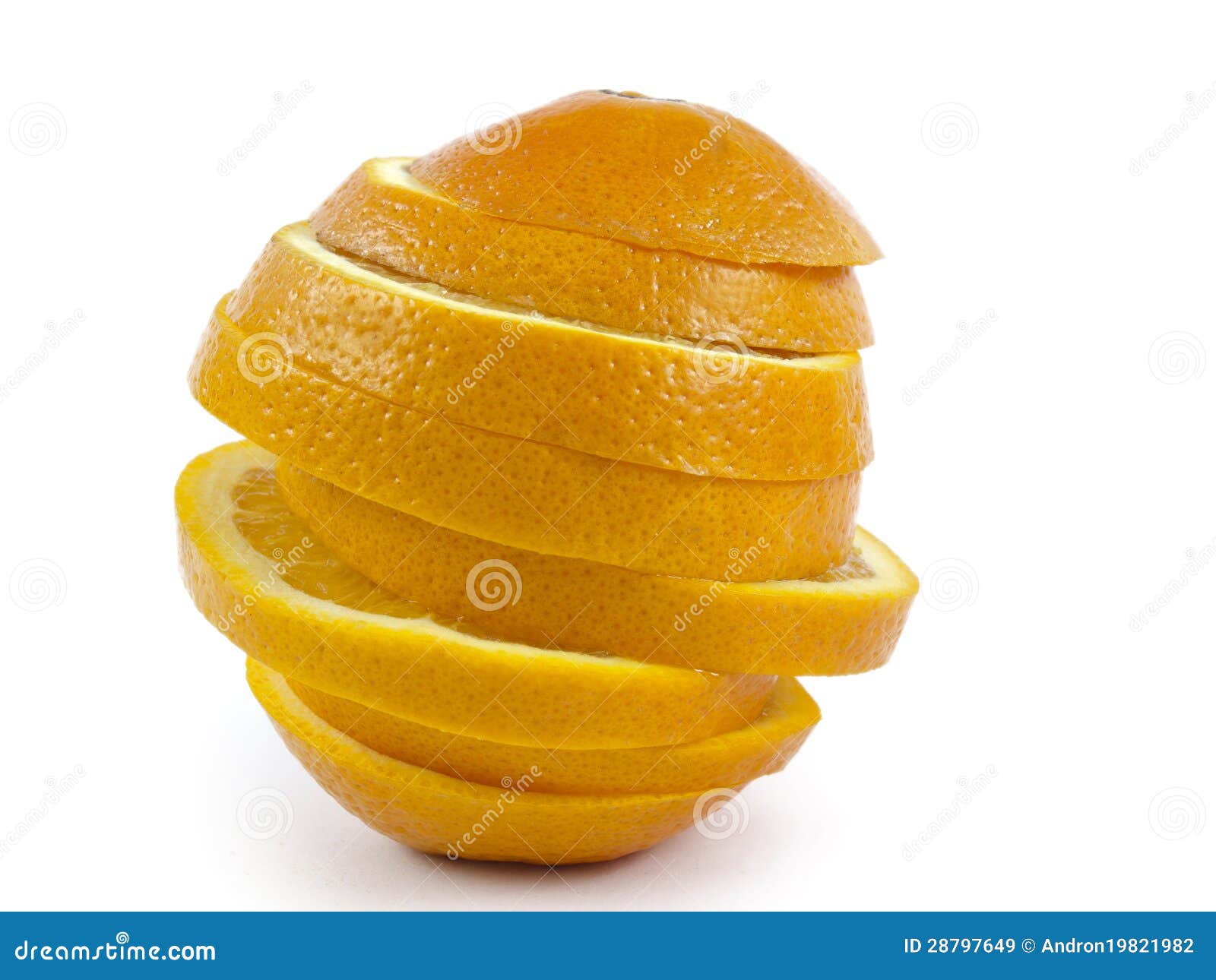 The cut orange stock image. Image of citrus, juicy, isolated - 28797649