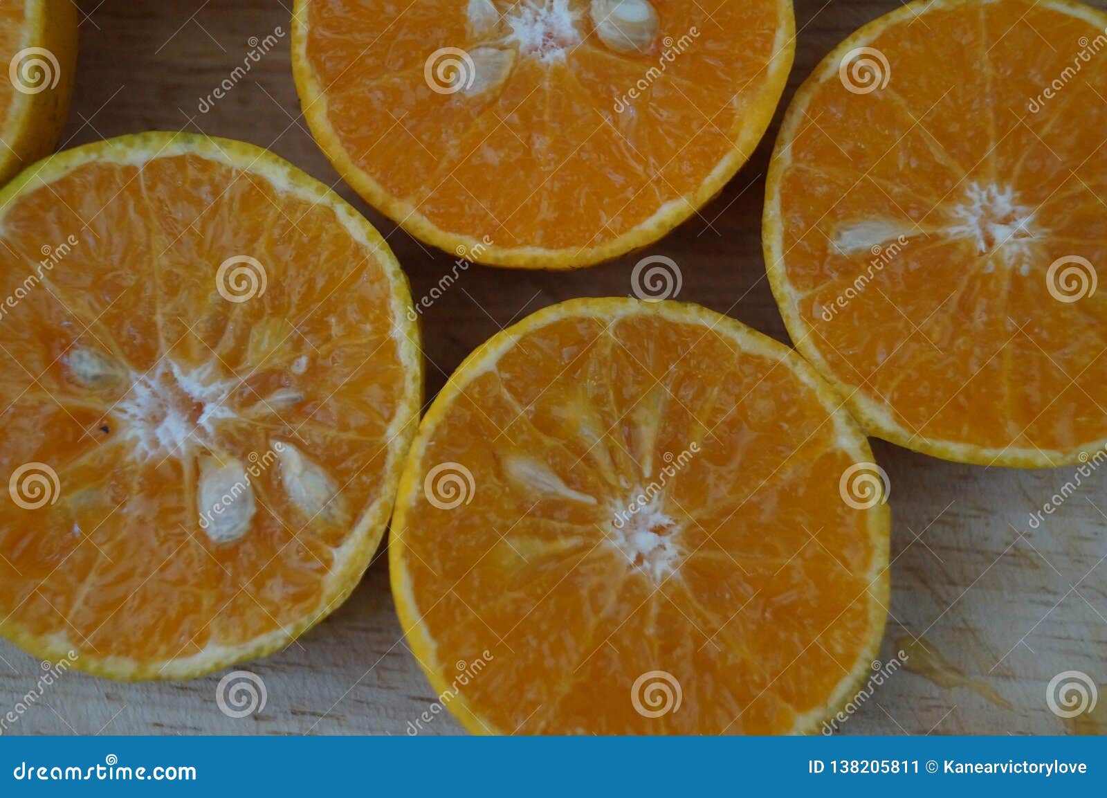 The Cut Orange Can See in the Orange Flesh Inside Stock Image - Image ...