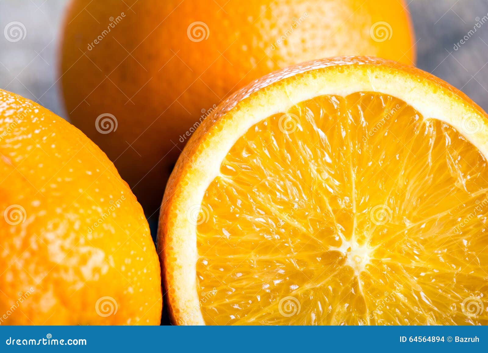 Cut orange stock photo. Image of freshness, nature, citrus - 64564894