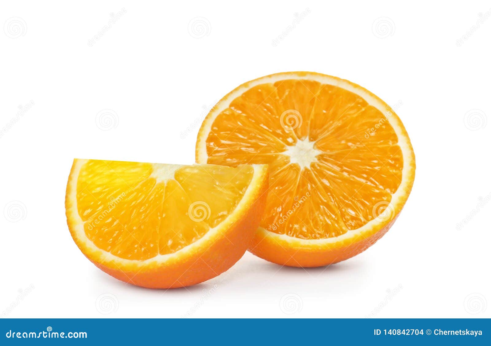 Cut Orange Isolated on White. Stock Photo - Image of detox, healthy ...