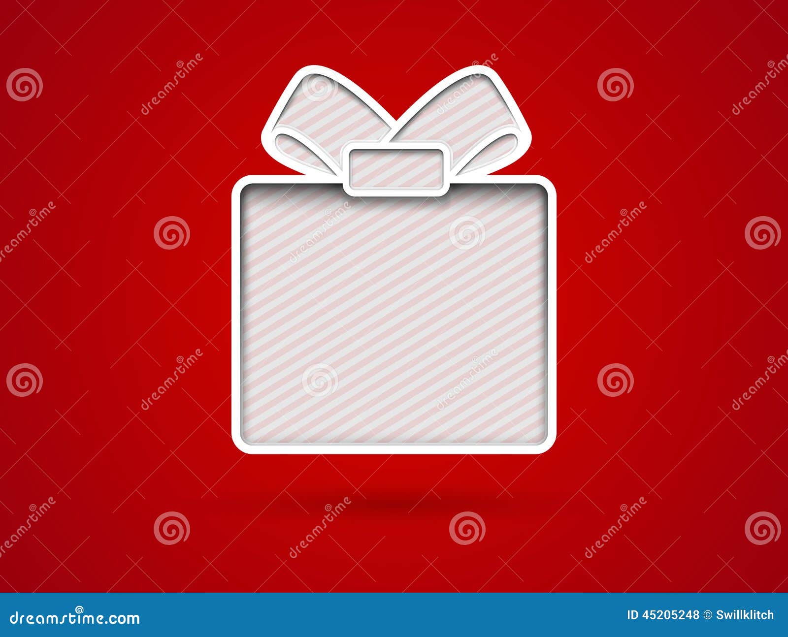 Cut out gift card stock vector. Illustration of modern - 45205248